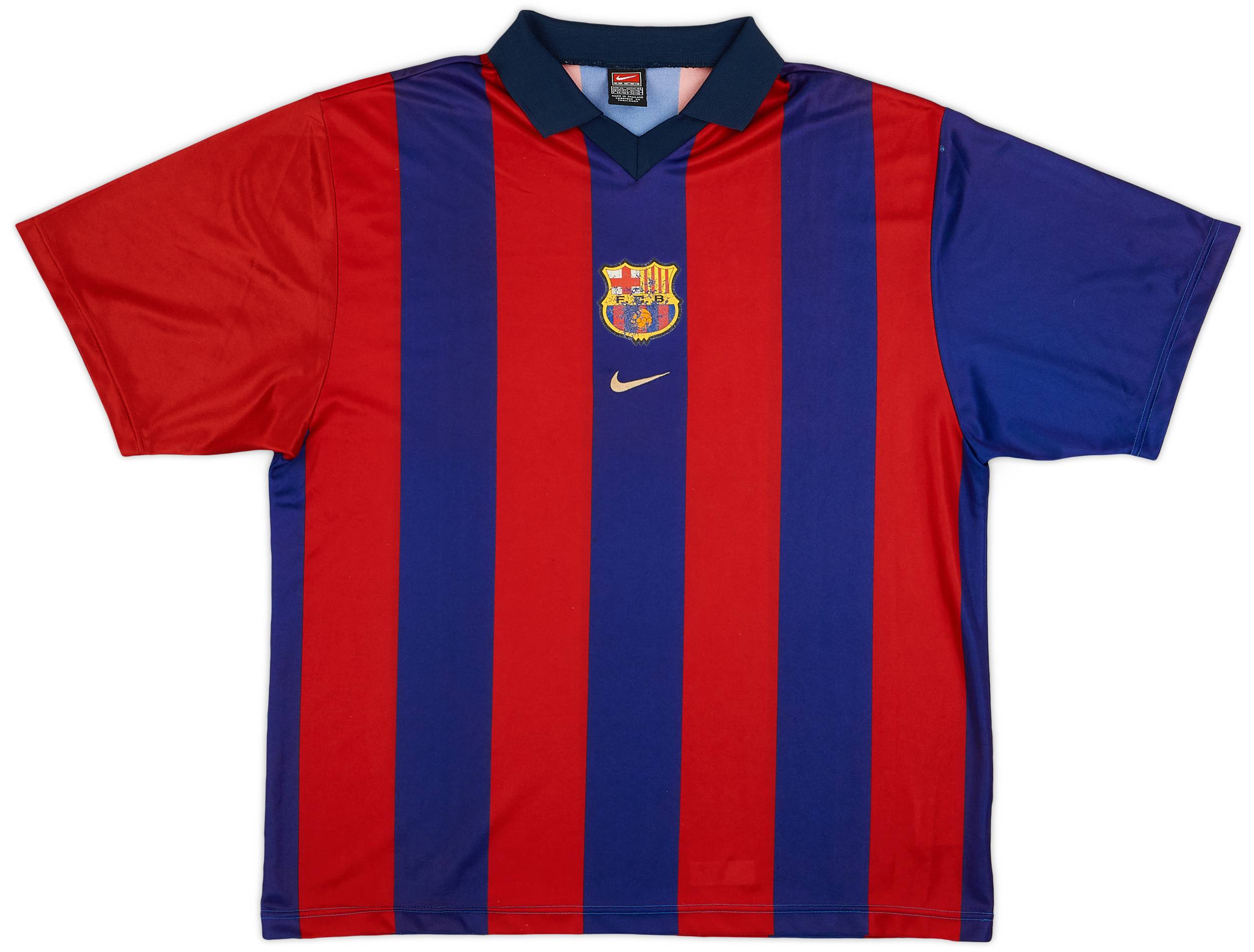 2001-02 Barcelona Basic Home Shirt - 5/10 - (XL)