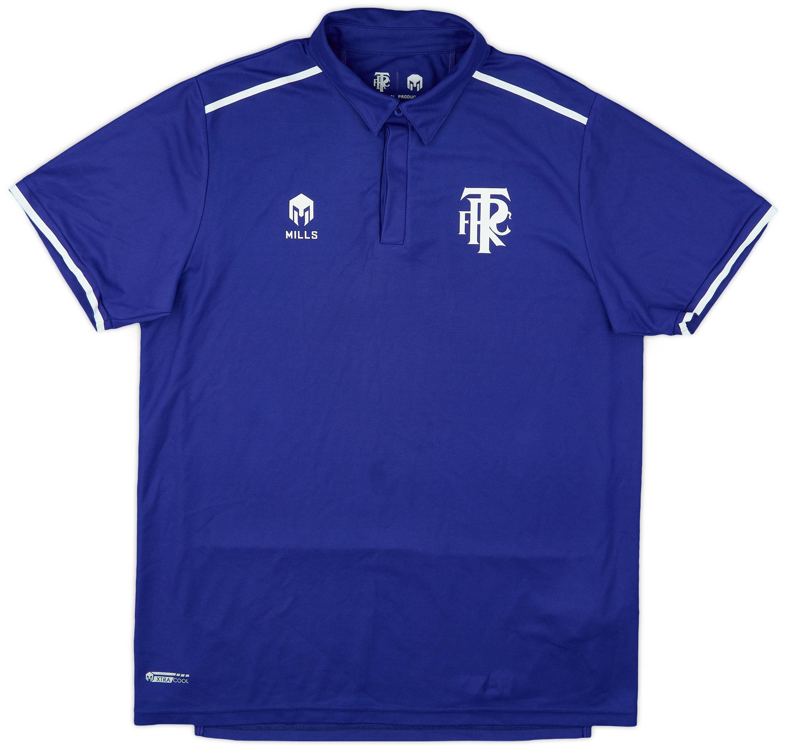2021-22 Tranmere Rovers Mills Polo Shirt - 9/10 - (XXL)