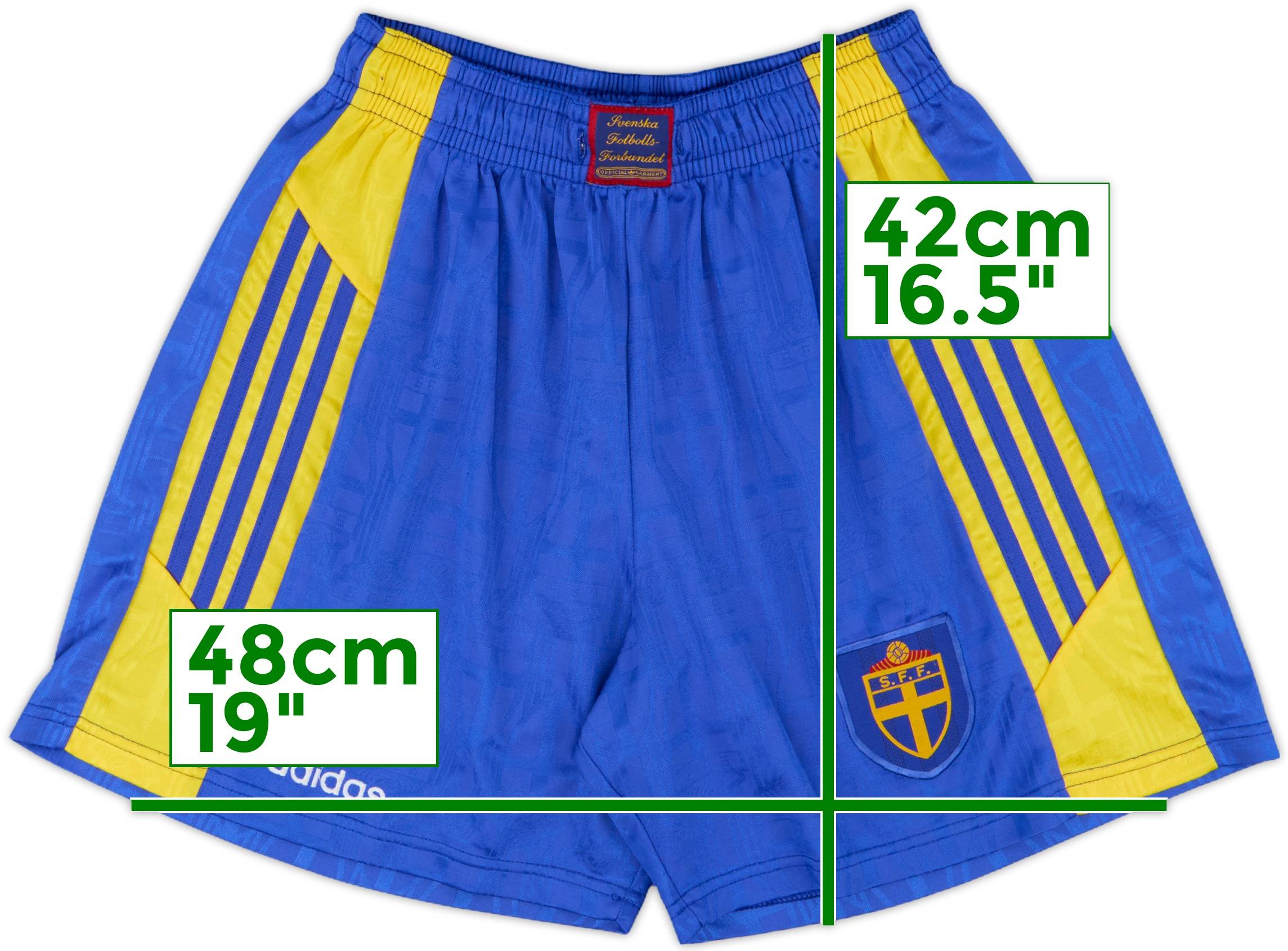 1996-98 Sweden Home Shorts - 10/10 - (M)