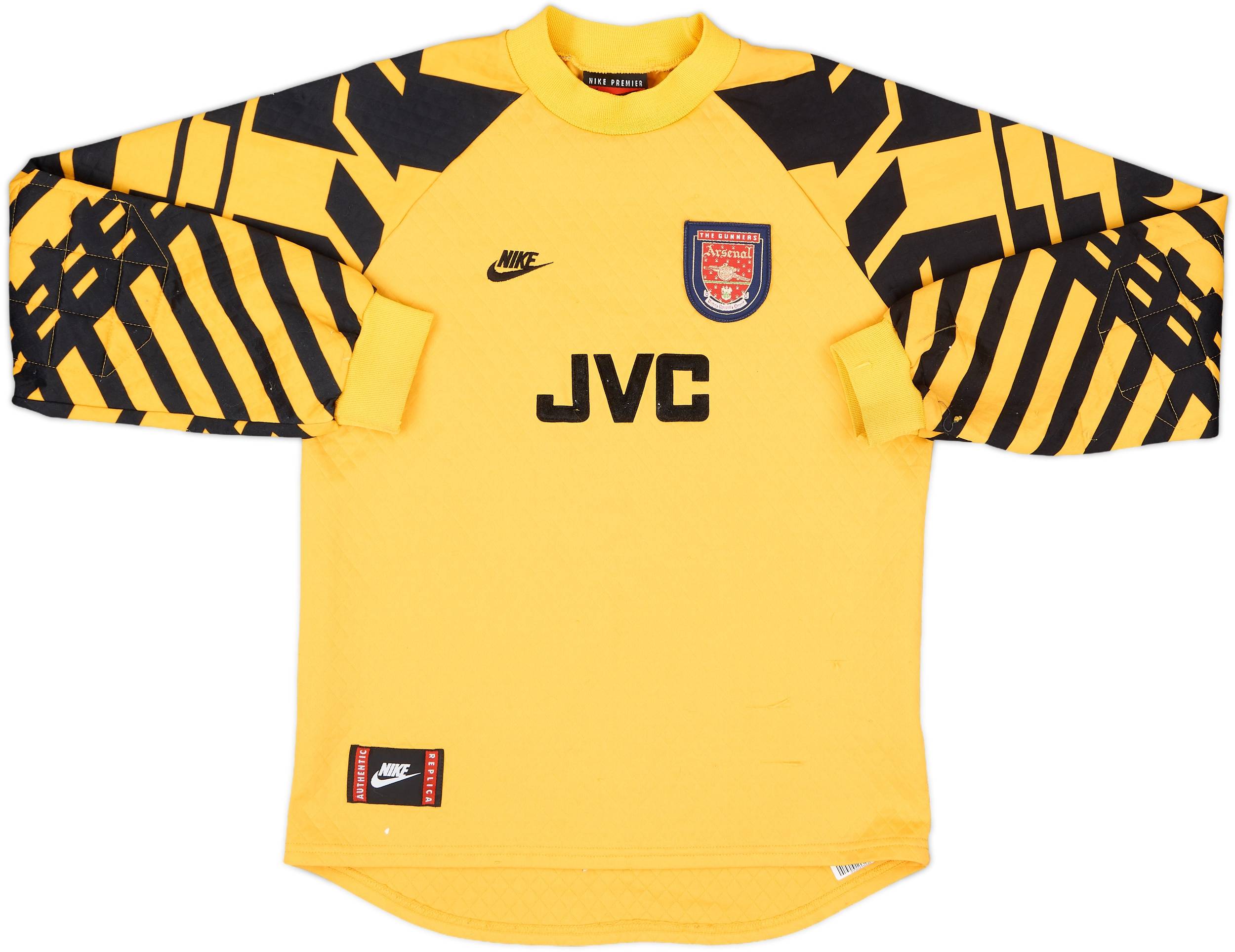 1995-97 Arsenal GK Shirt - 8/10 - (XL.Boys)
