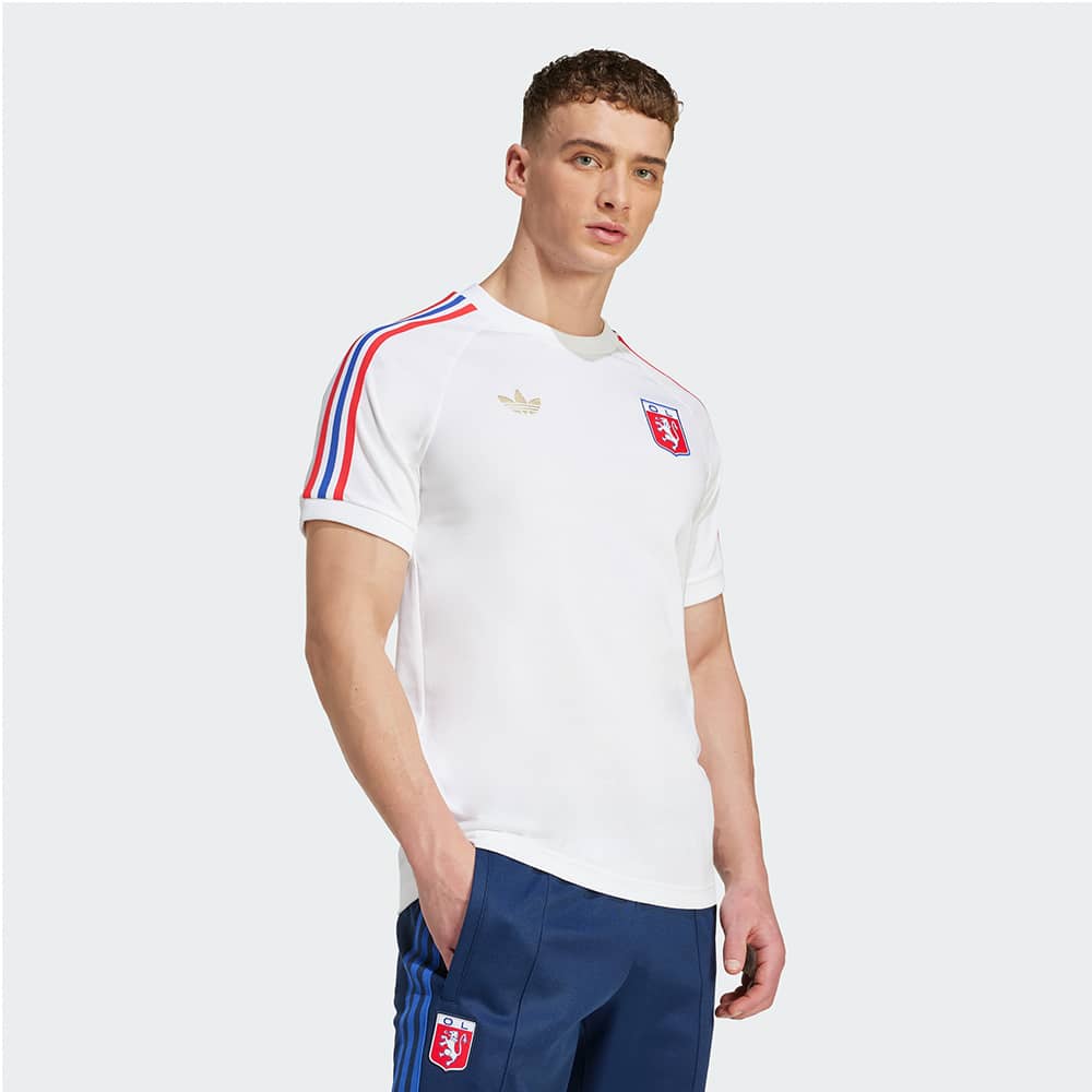 2025-26 Lyon adidas 75th Anniversary Tee