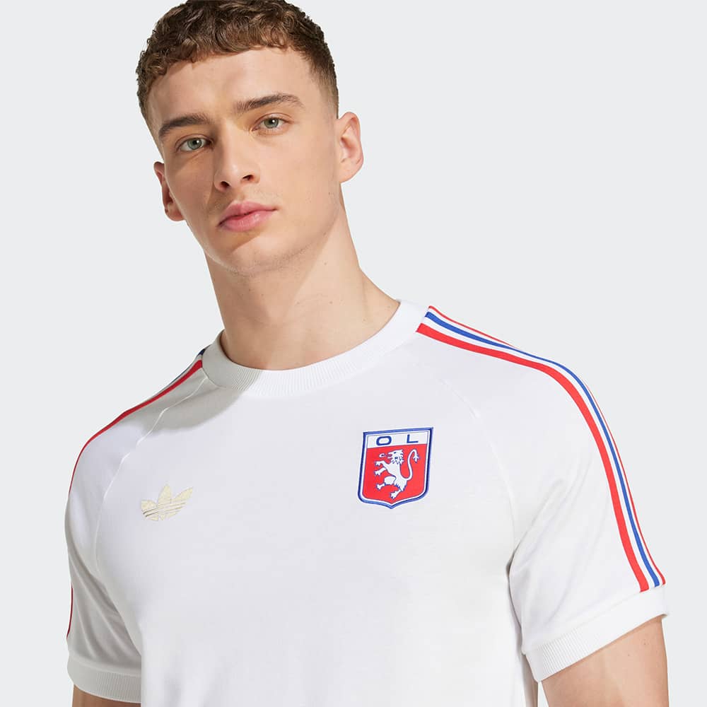 2025-26 Lyon adidas 75th Anniversary Tee