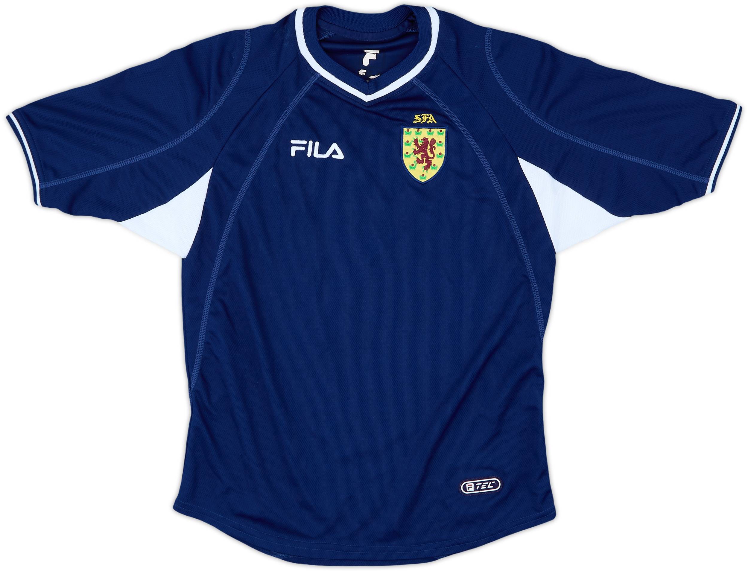 2000-02 Scotland Home Shirt - 8/10 - (L.Boys)