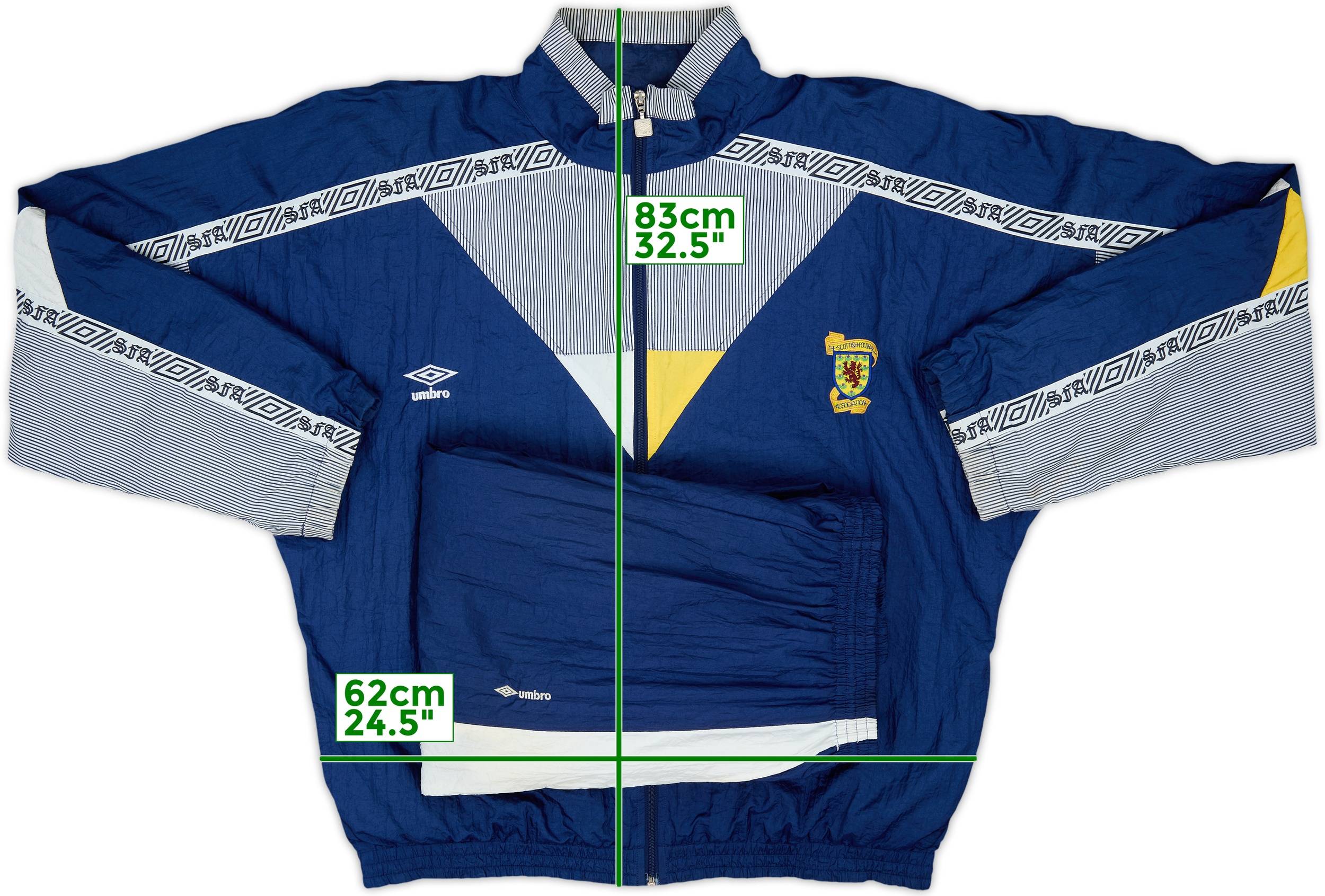1990-92 Scotland Umbro Tracksuit - 8/10 - (XL)