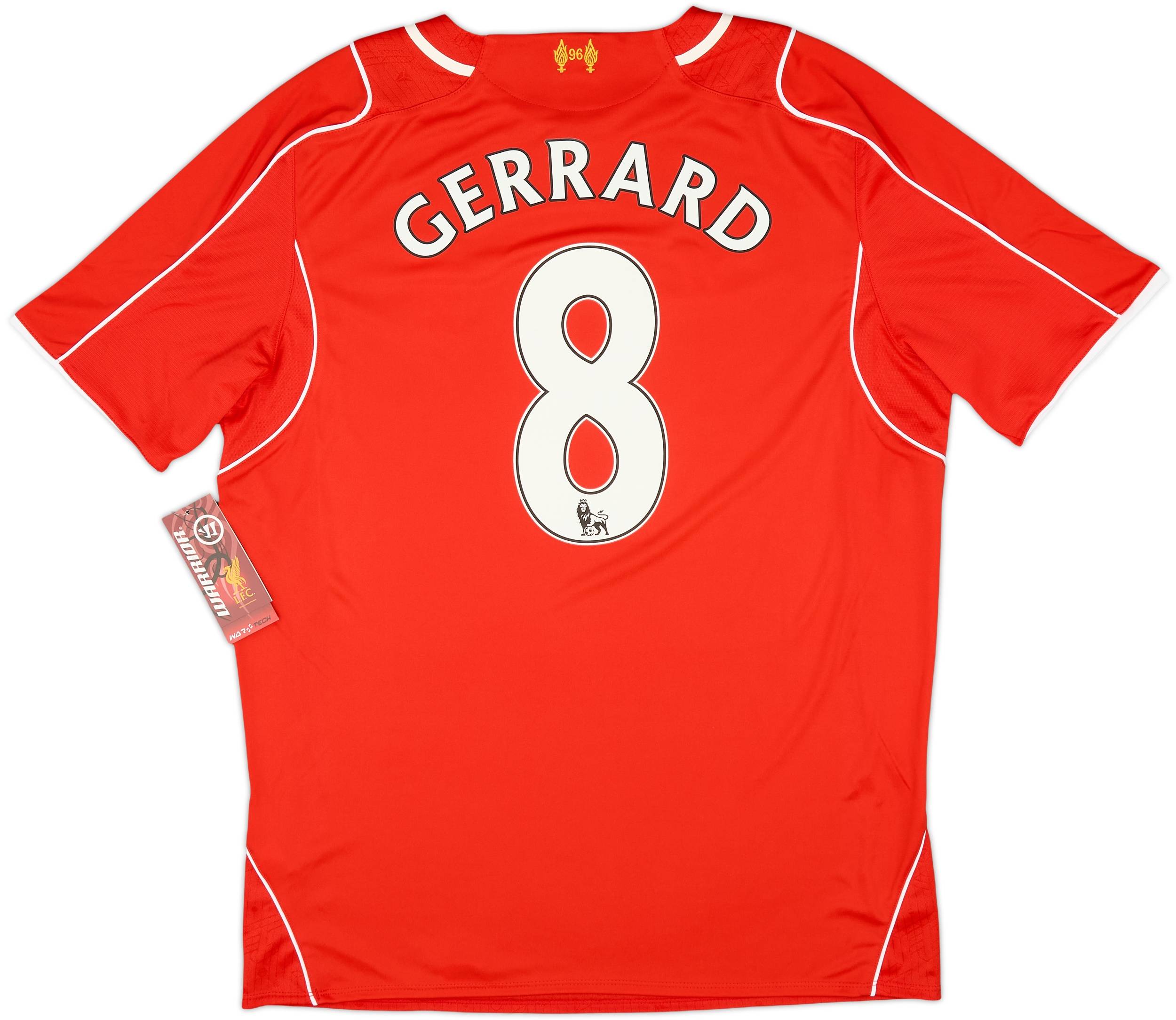 2014-15 Liverpool Home Shirt Gerrard #8 (L)