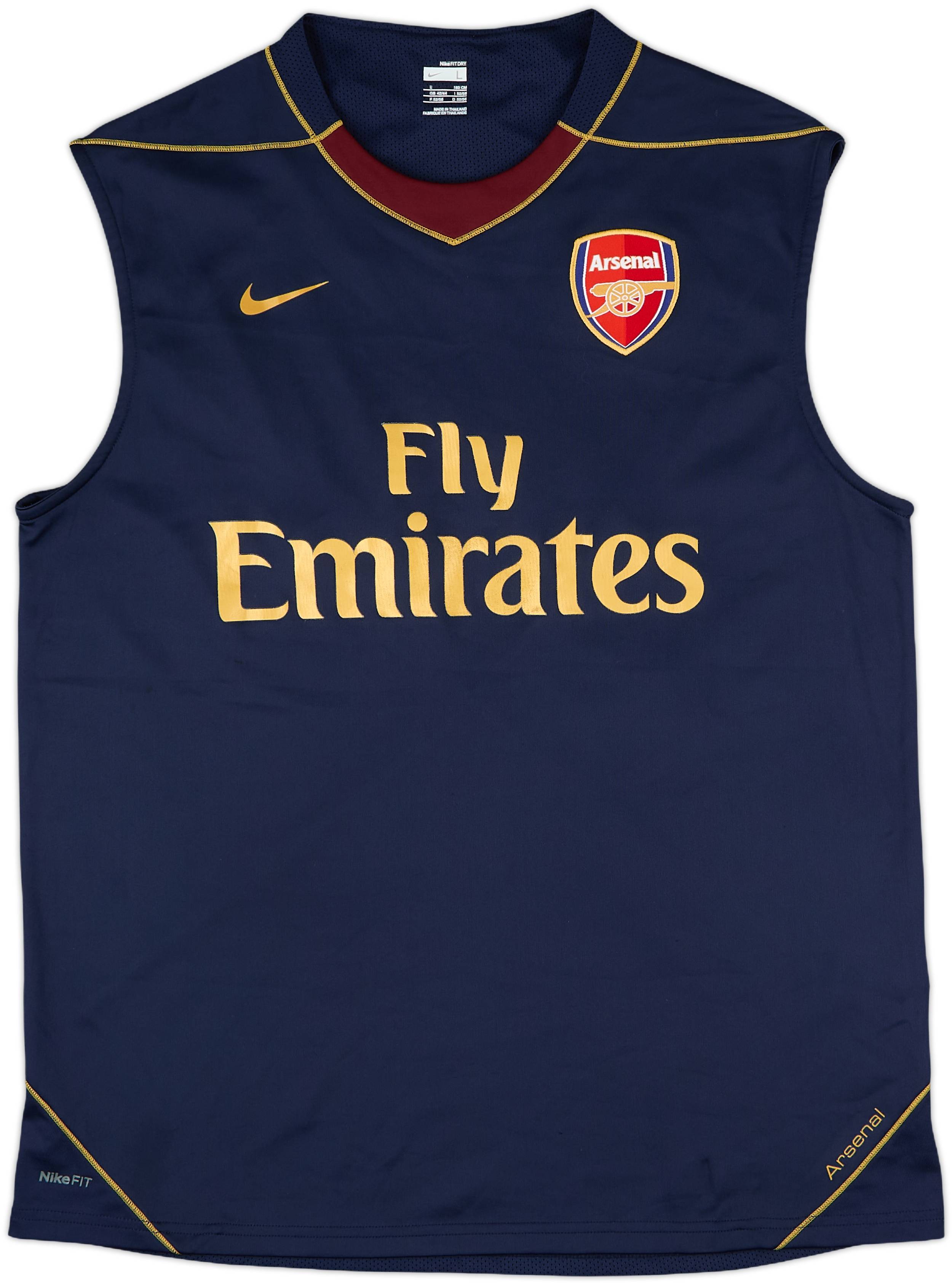 2007-08 Arsenal Nike Training Vest - 9/10 - (L)