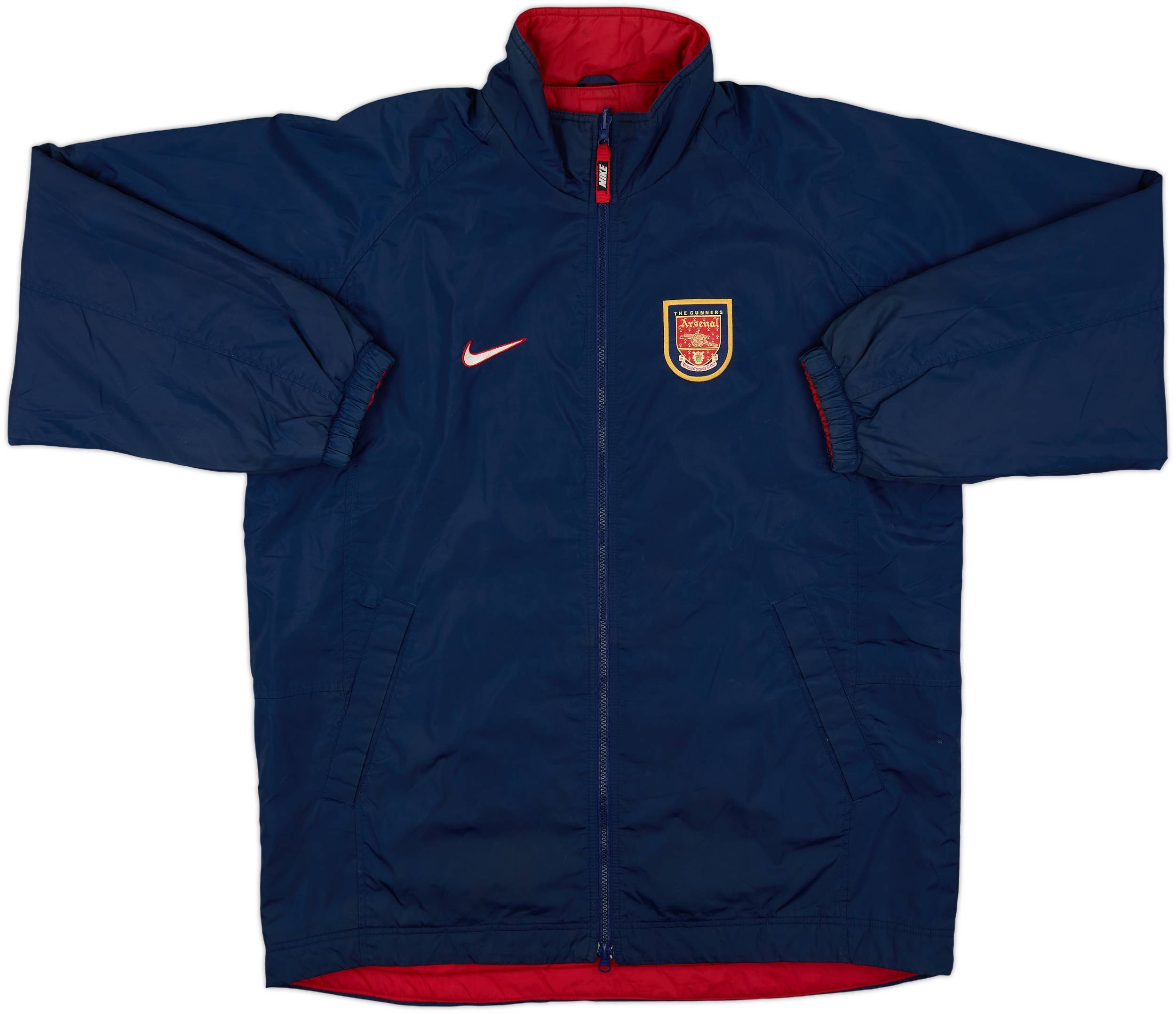 1996-97 Arsenal Nike Padded Bench Coat - 7/10 - (XL)