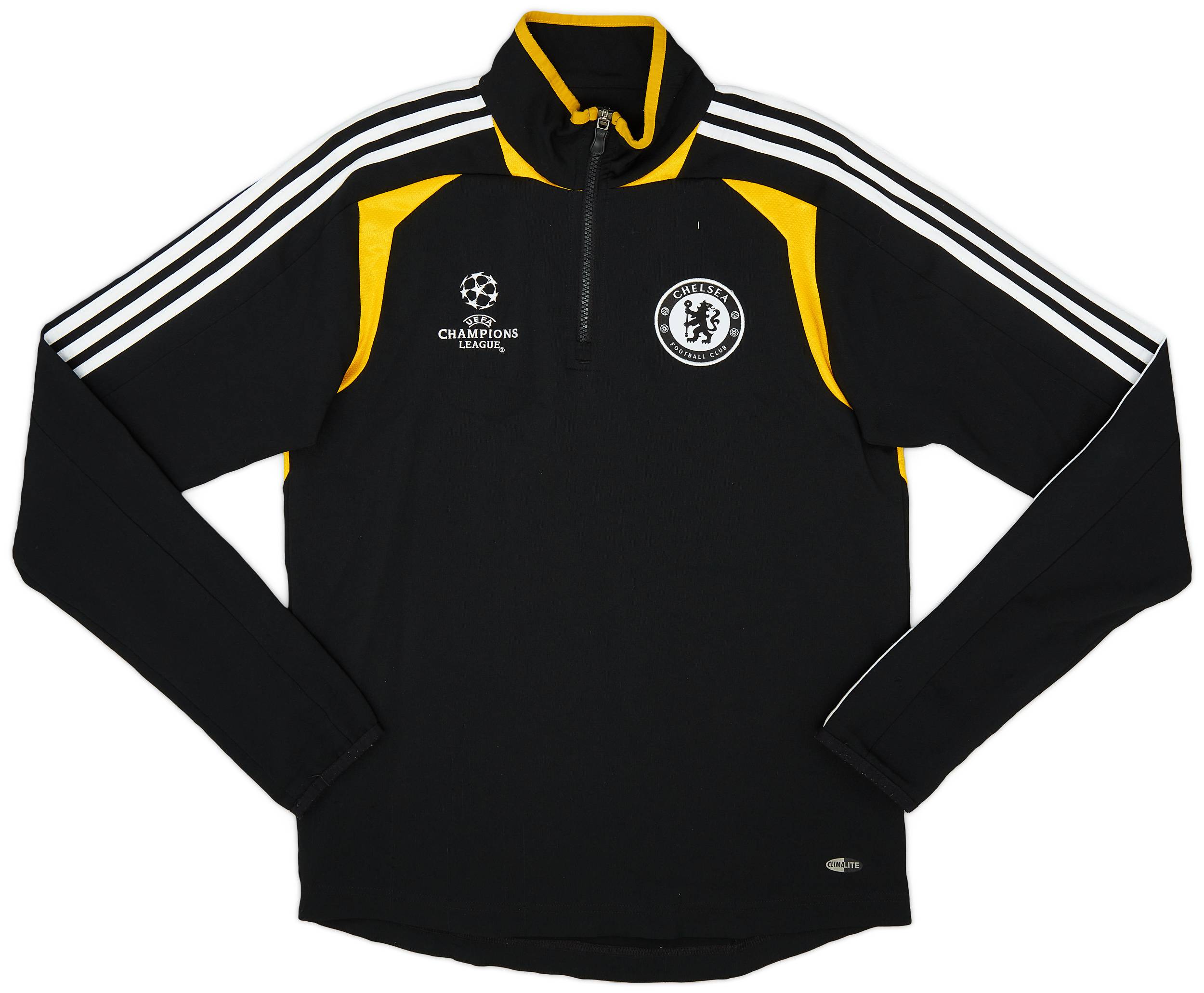 2008-09 Chelsea adidas CL 1/4 Zip Drill Top - 9/10 - (S)