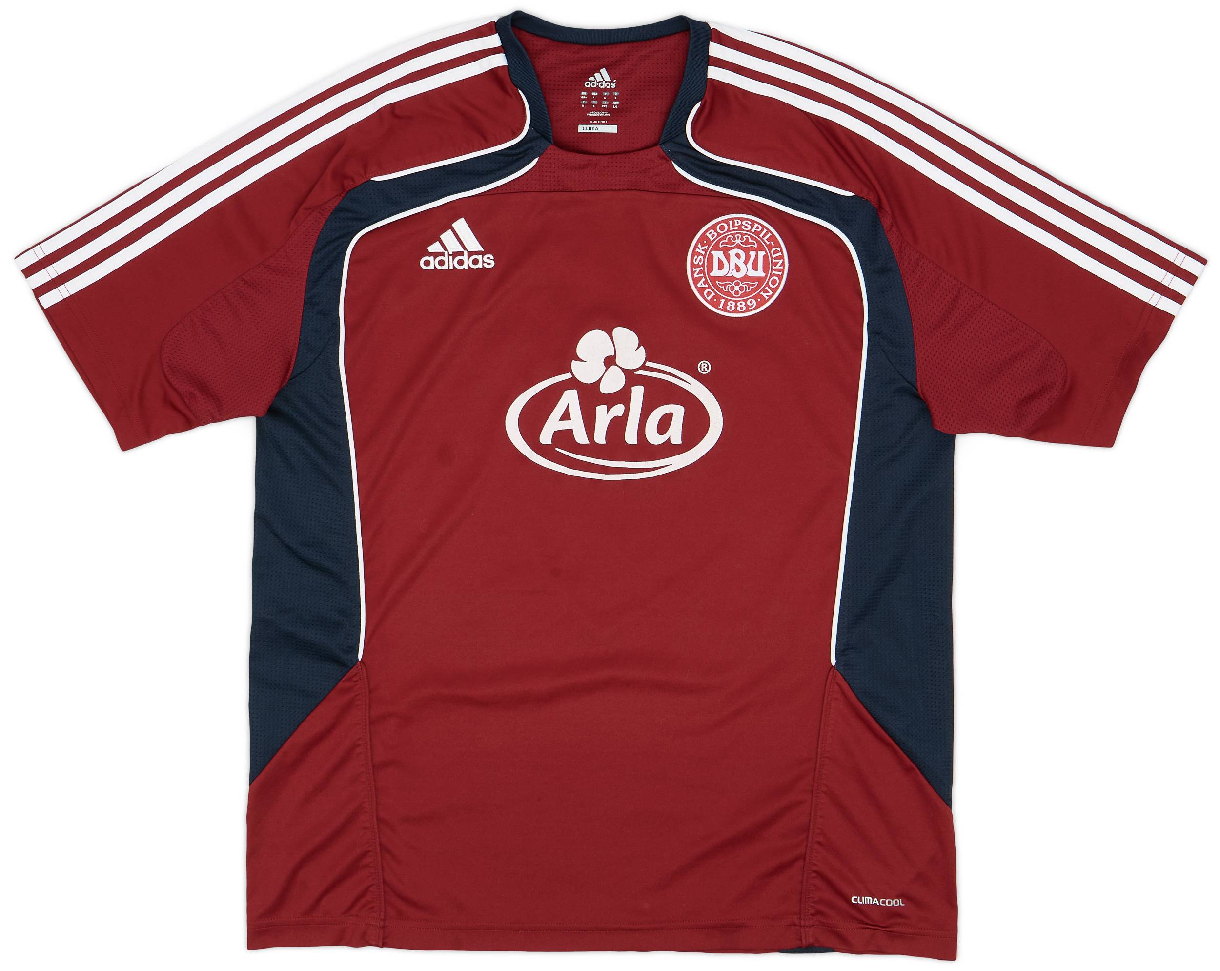 2010-11 Denmark adidas Training Shirt - 8/10 - (L)