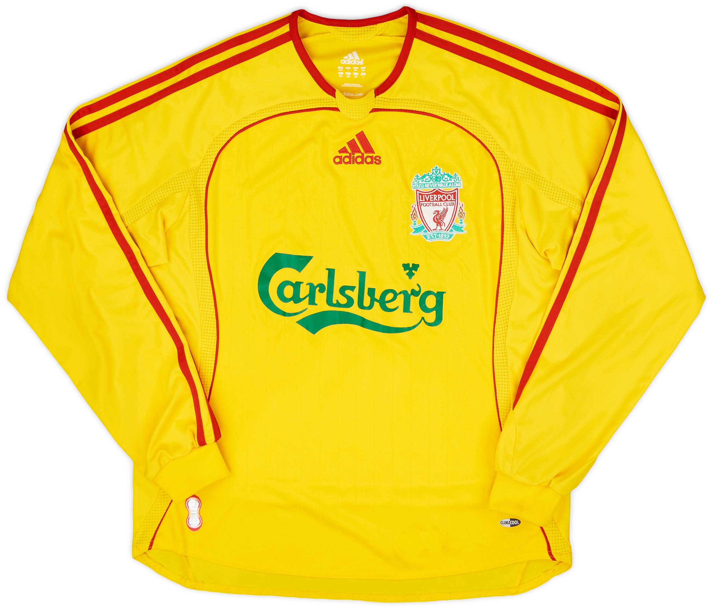 2006-07 Liverpool Away L/S Shirt - 7/10 - (L.Boys)