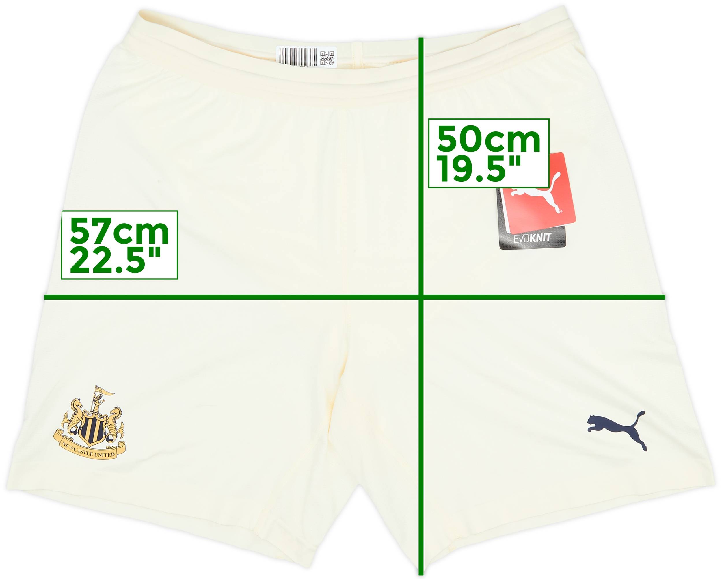2018-19 Newcastle Authentic Away Shorts (L)