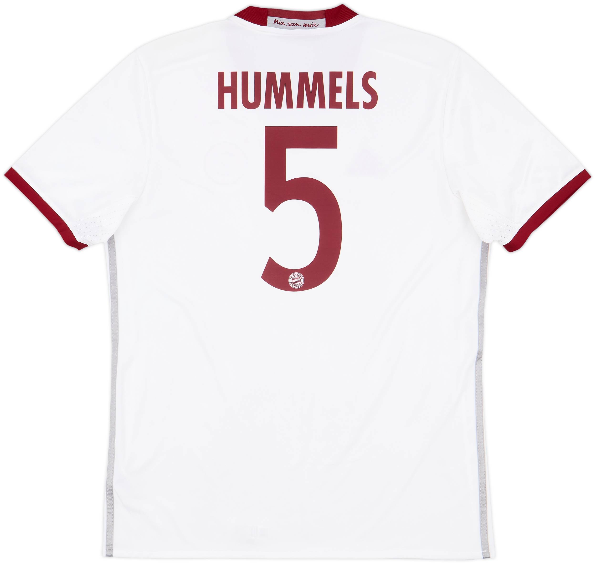 2016-17 Bayern Munich Third Shirt Hummels #5 - 10/10 - (L)