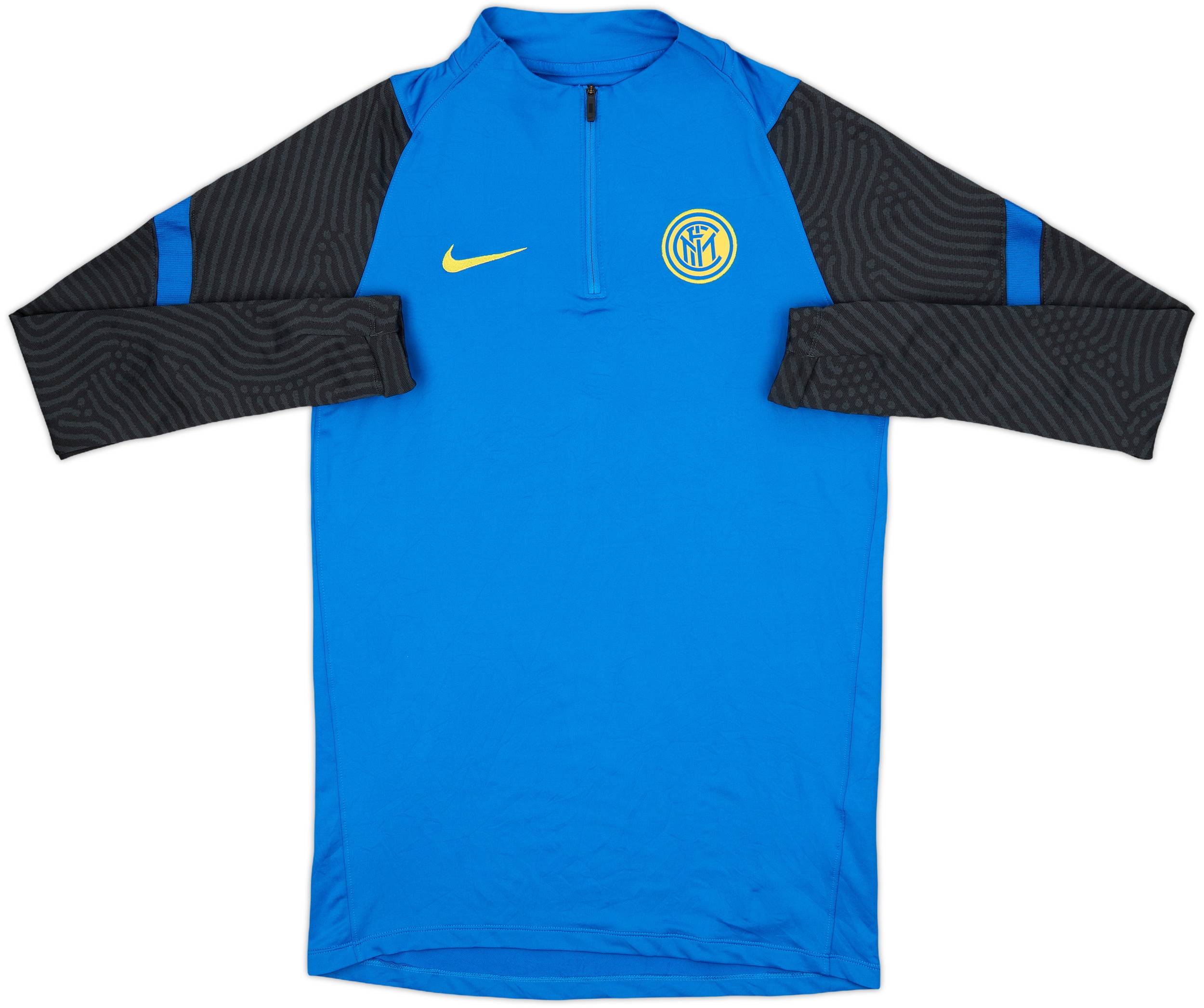 2020-21 Inter Milan Nike 1/4 Zip Drill Top - 10/10 - (S)