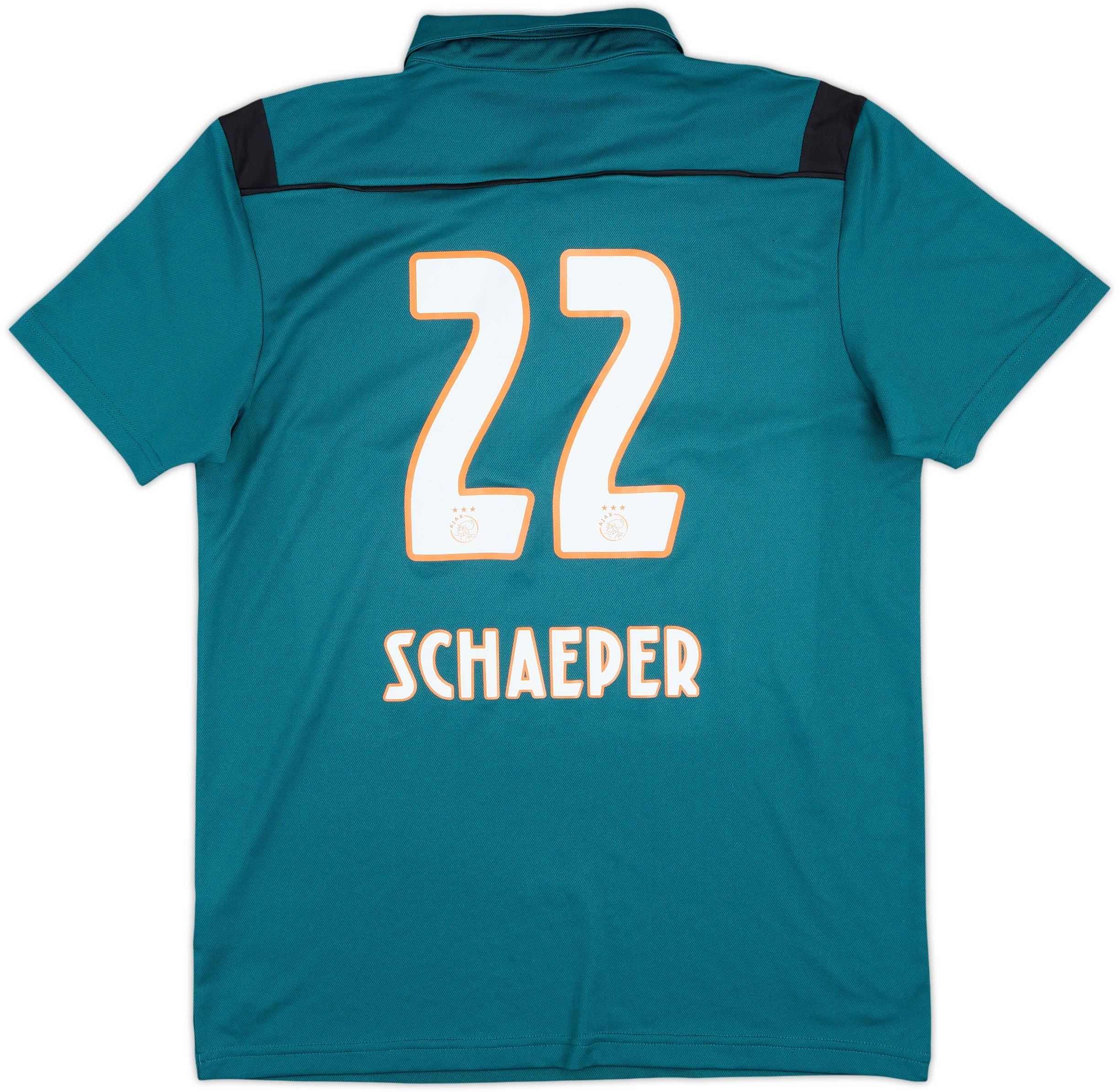 2019-20 Ajax adidas Polo Shirt Schaeper #22 - 8/10 - (M)
