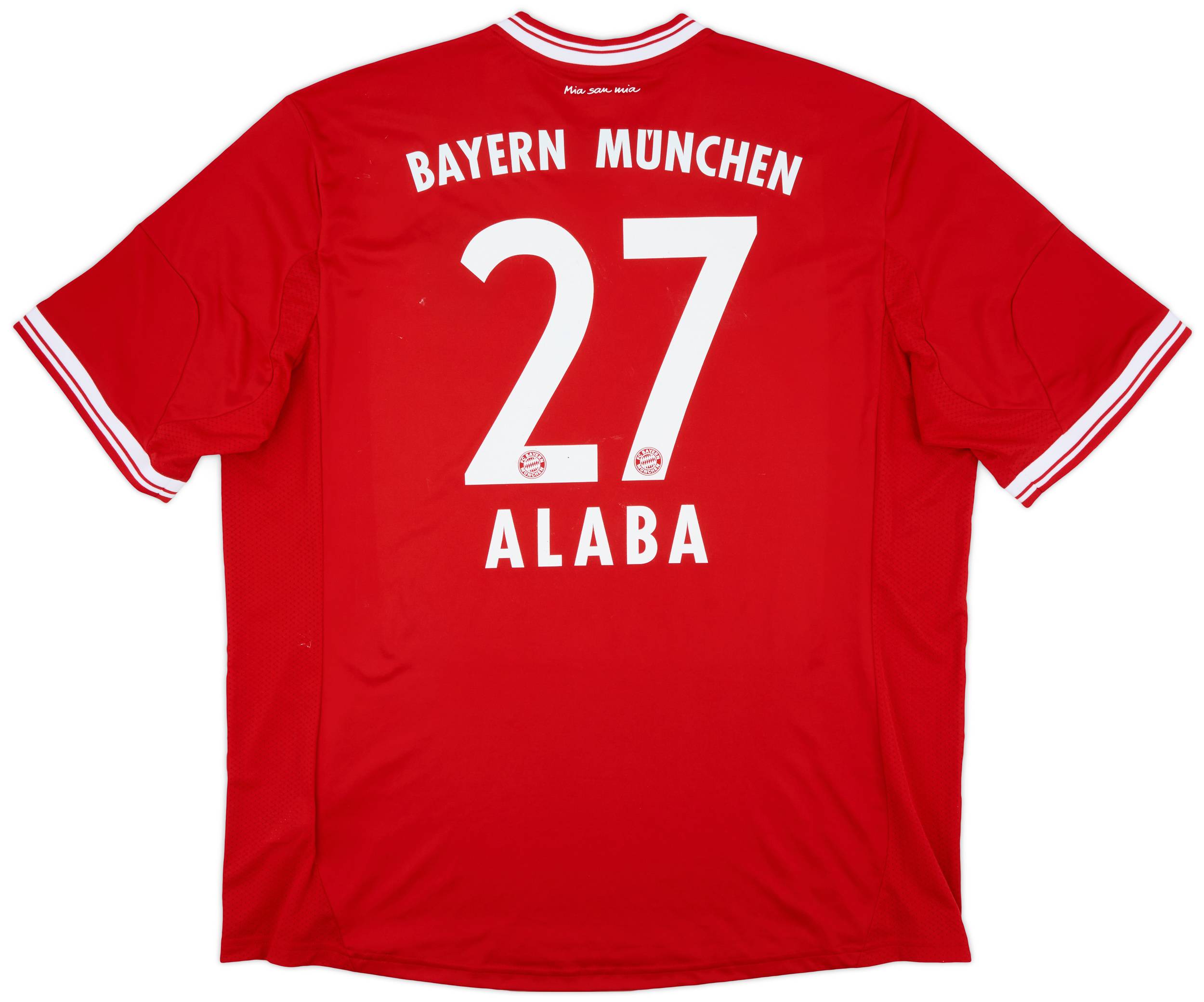 2013-14 Bayern Munich Home Shirt Alaba #27 - 7/10 - (XXL)