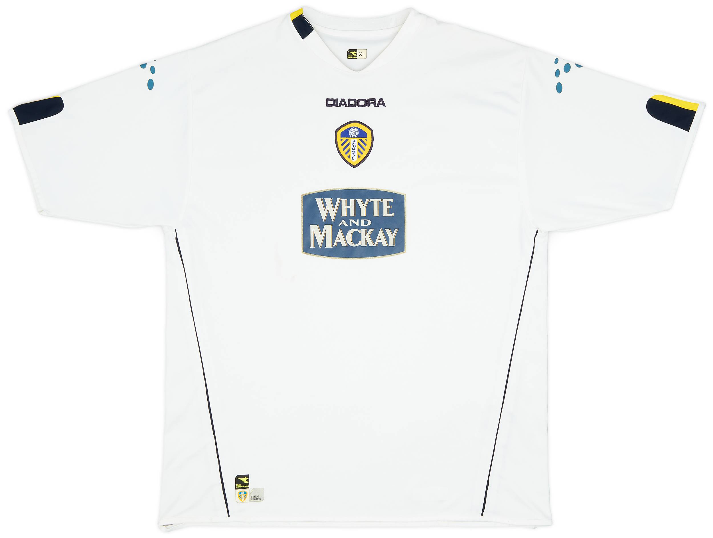 2004-05 Leeds United Home Shirt - 6/10 - (XL)