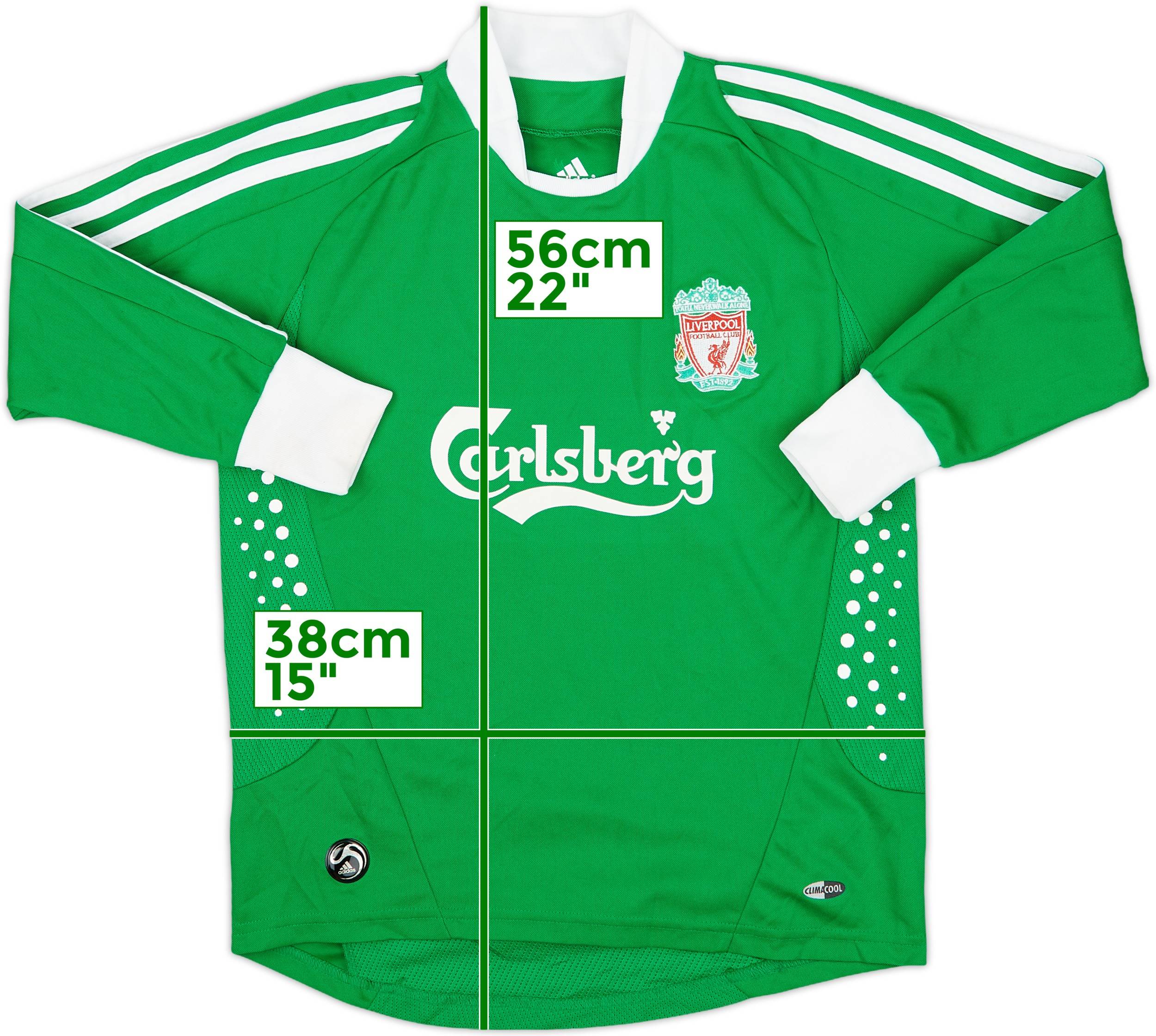 2008-09 Liverpool GK Shirt - 9/10 - (S.Boys)