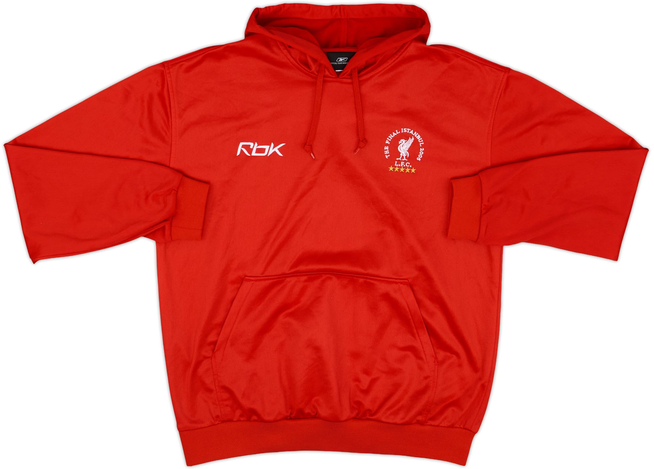 2005 Liverpool Reebok The Final Istanbul Hooded Top - 8/10 - (M)