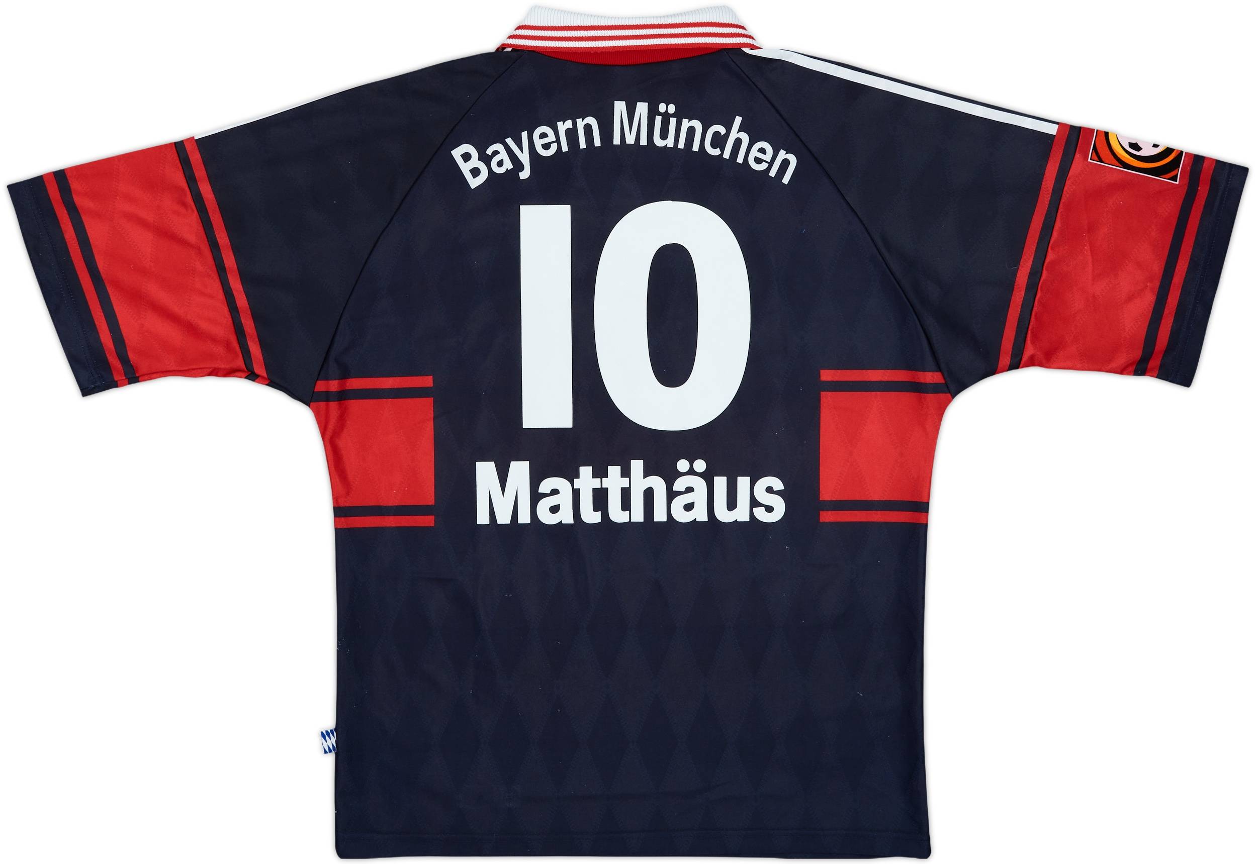 1997-99 Bayern Munich Home Shirt Matthaus #10 - 9/10 - (M)