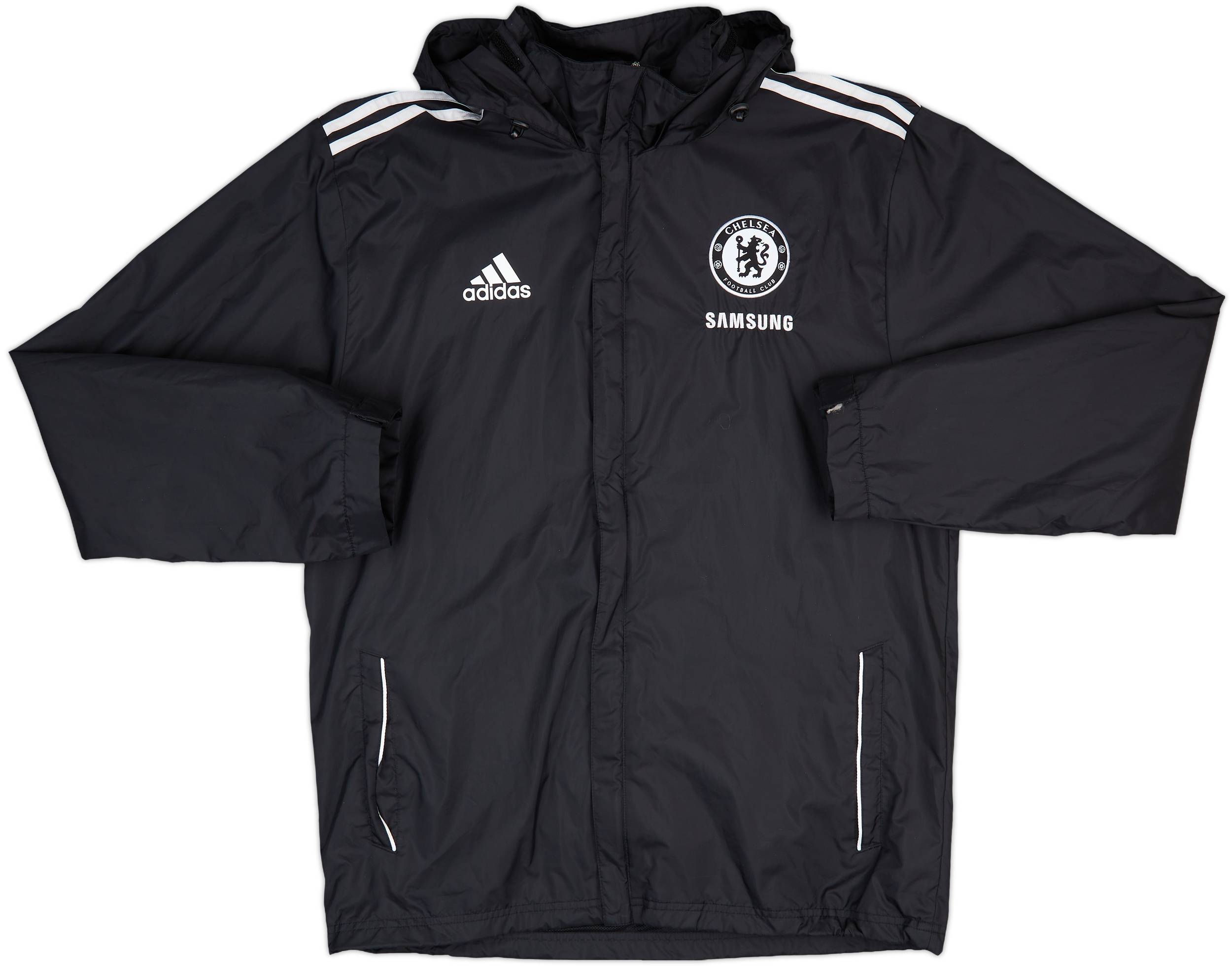 2014-15 Chelsea adidas Hooded Track Jacket - 9/10 - (L)