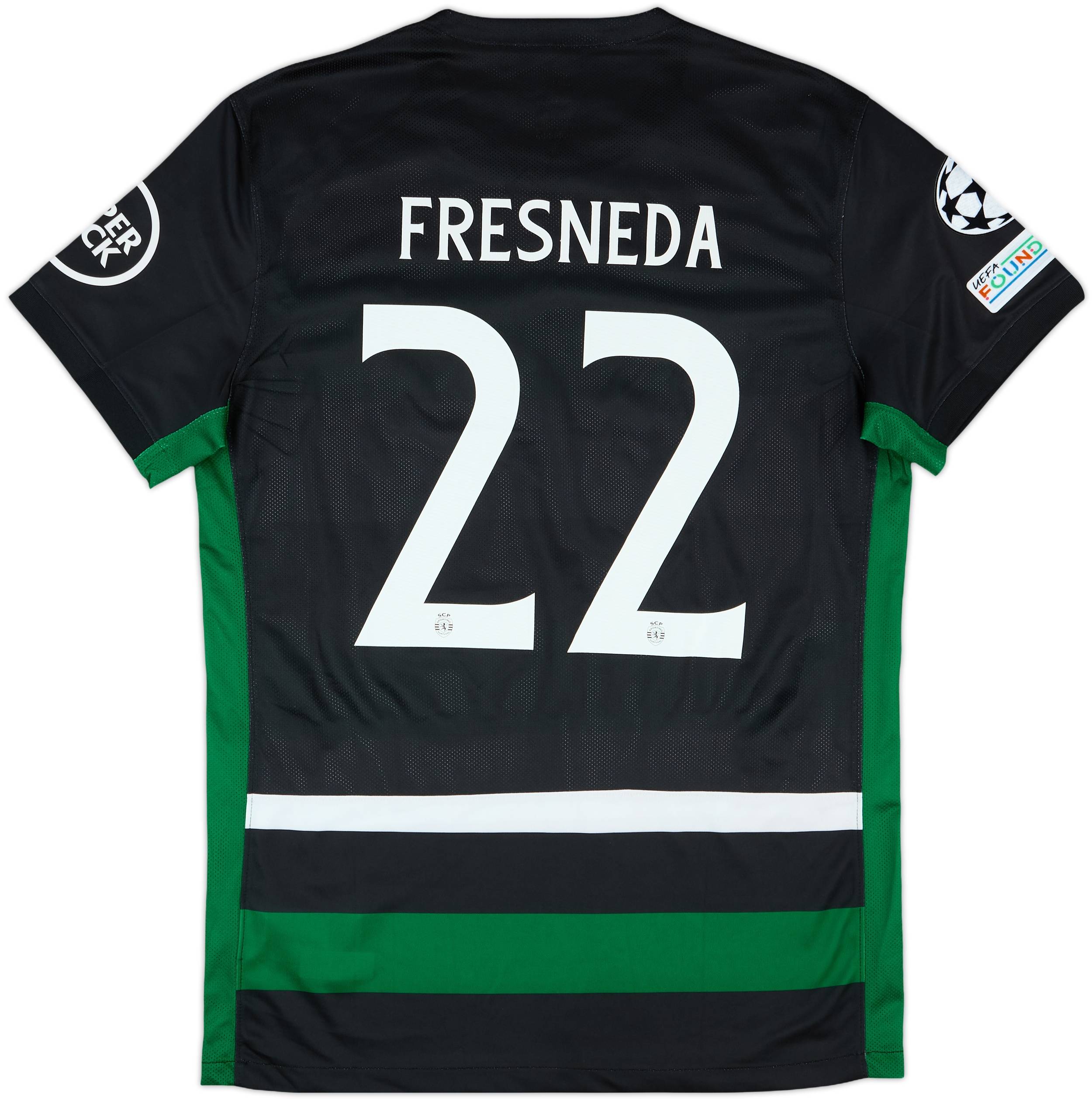 2024-25 Sporting CP Match Issue Champions League Home Shirt Fresneda #22