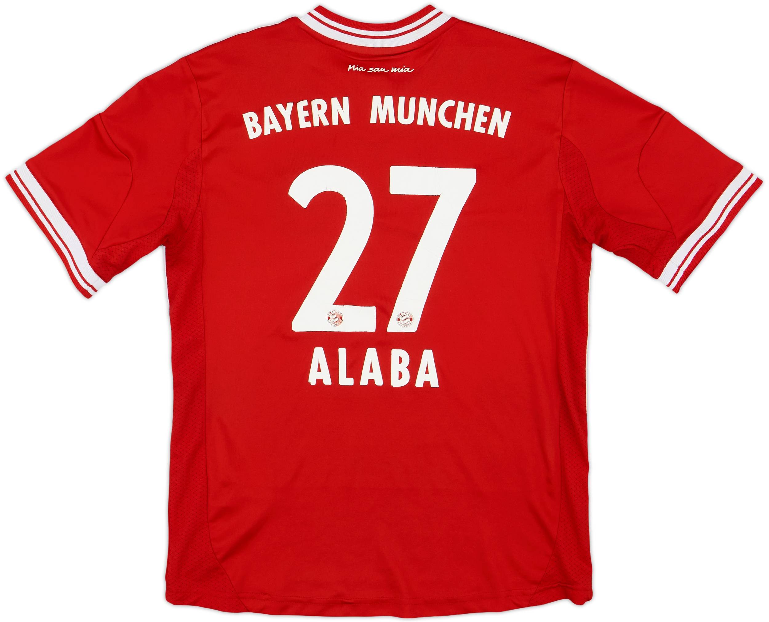 2013-14 Bayern Munich Home Shirt Alaba #27 - 5/10 - (M.Boys)
