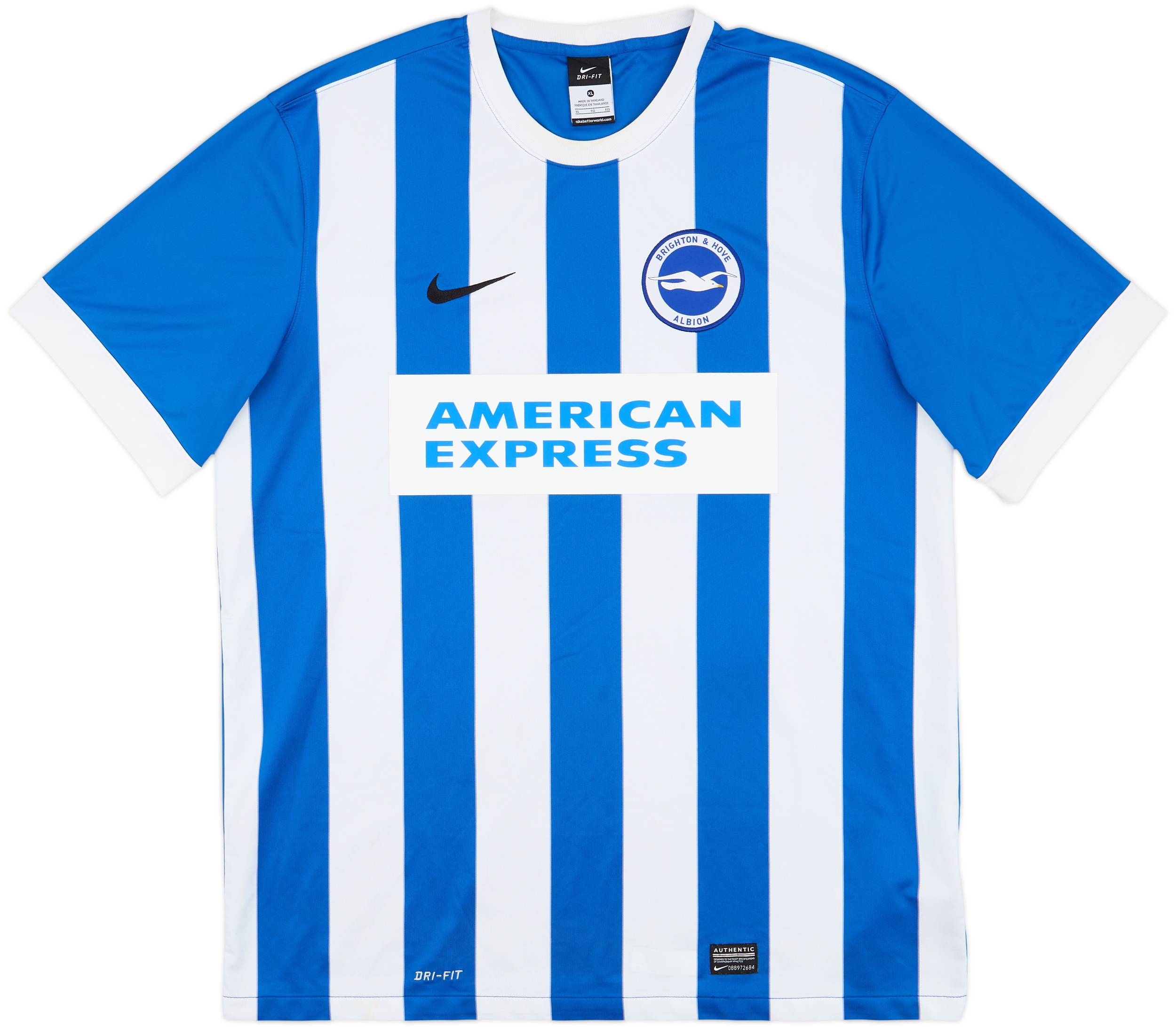 2014-16 Brighton Home Shirt - 8/10 - (XL)