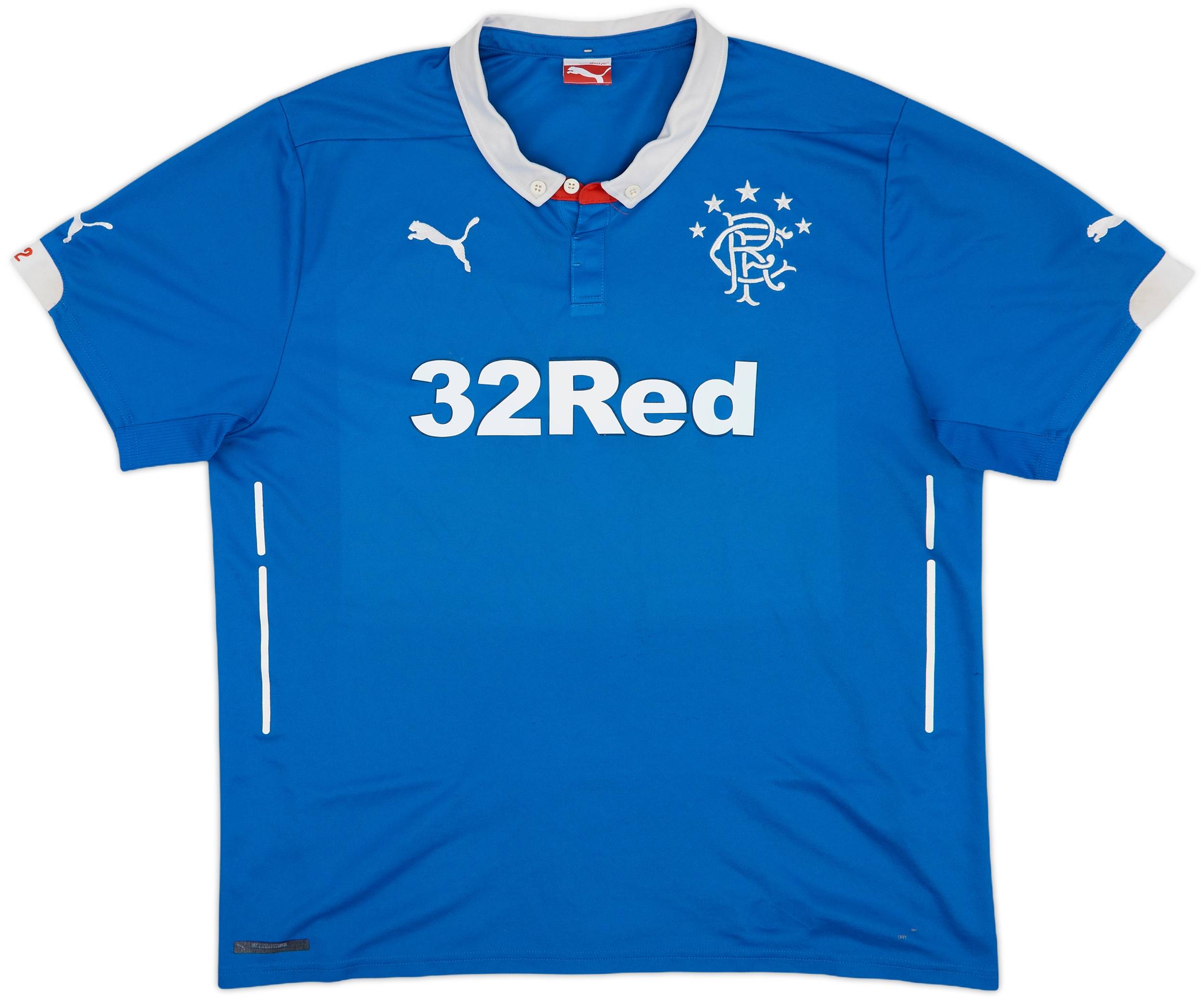 2014-15 Rangers Home Shirt - 7/10 - (XL)