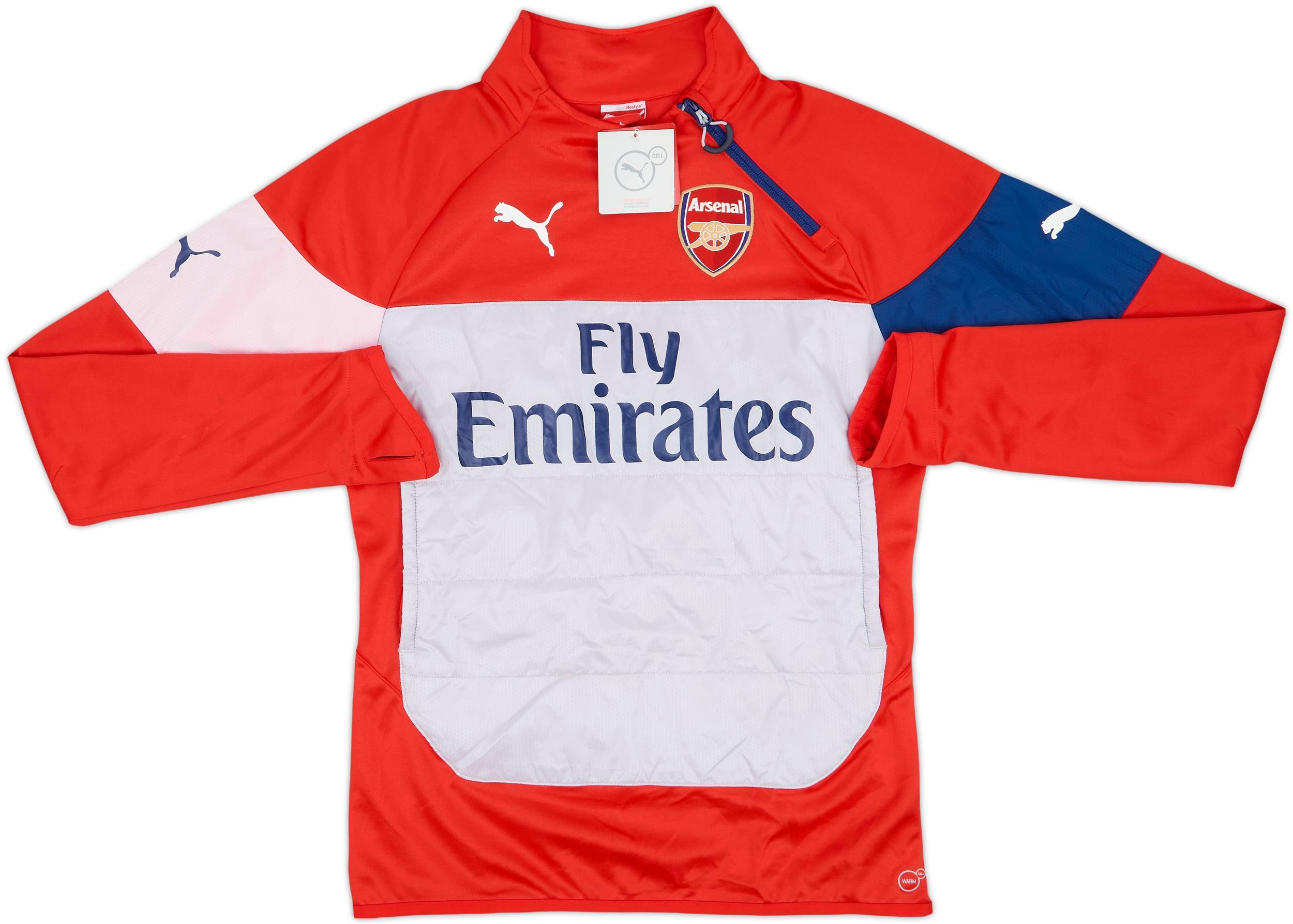 2014-15 Arsenal Puma 1/4 Zip Drill Top (S)