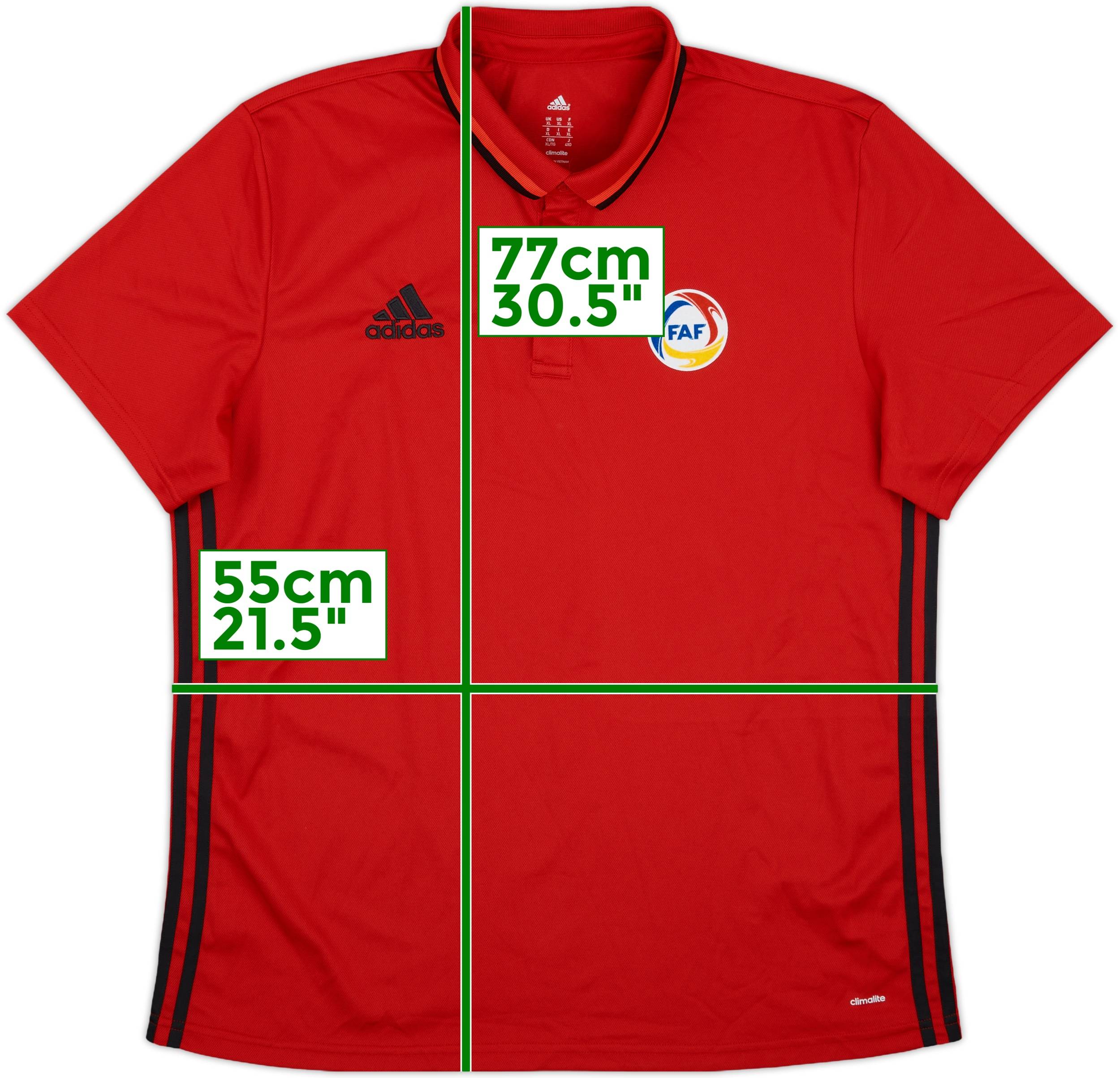2015-16 Andorra adidas Polo Shirt - 9/10 - (XL)