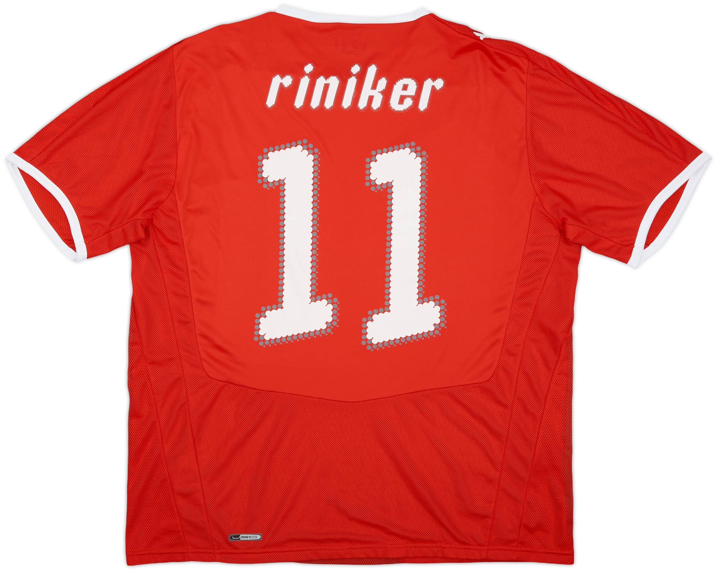 2008-10 Switzerland Home Shirt Riniker #11 - 6/10 - (XL)