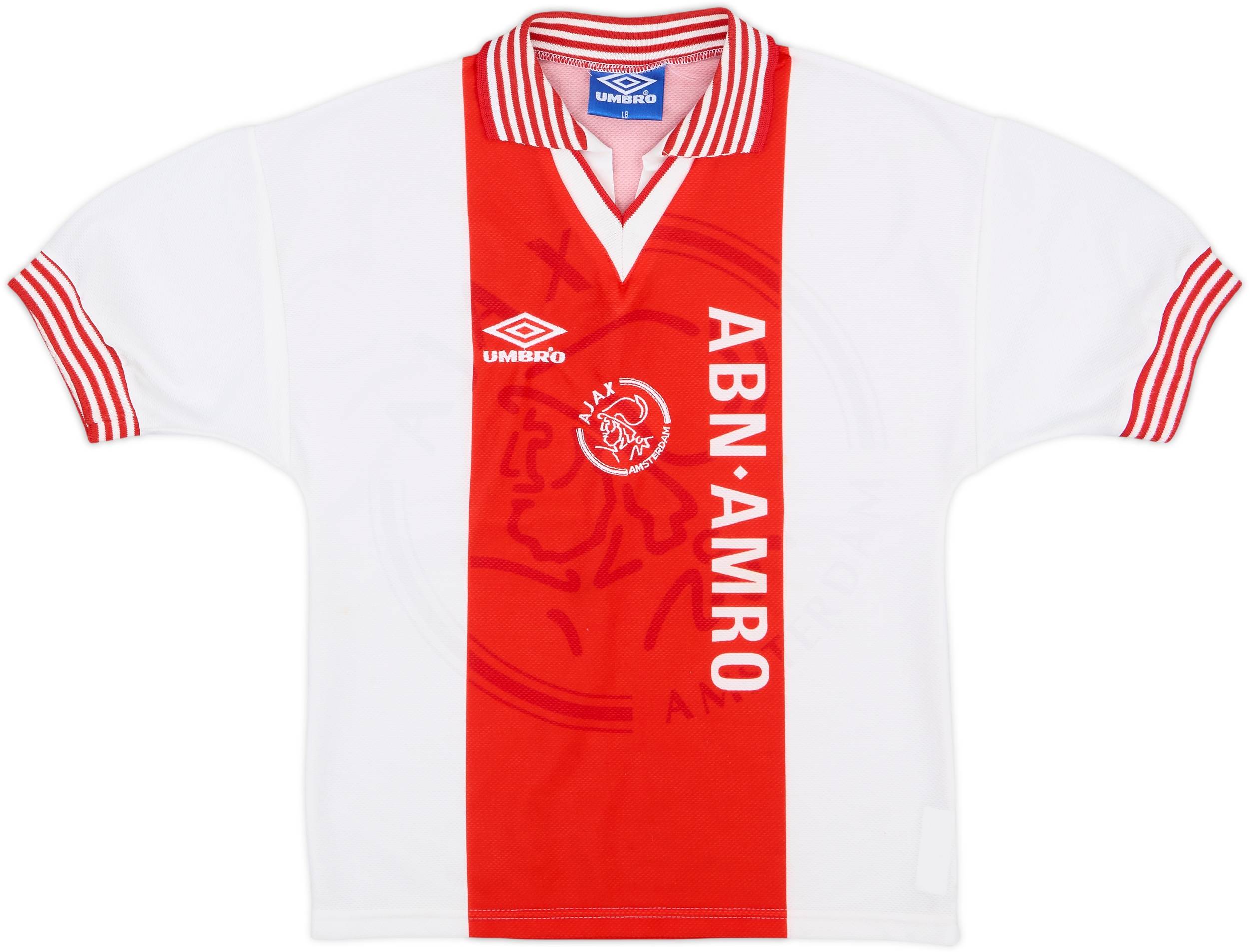 1995-96 Ajax Home Shirt - 8/10 - (L.Boys)