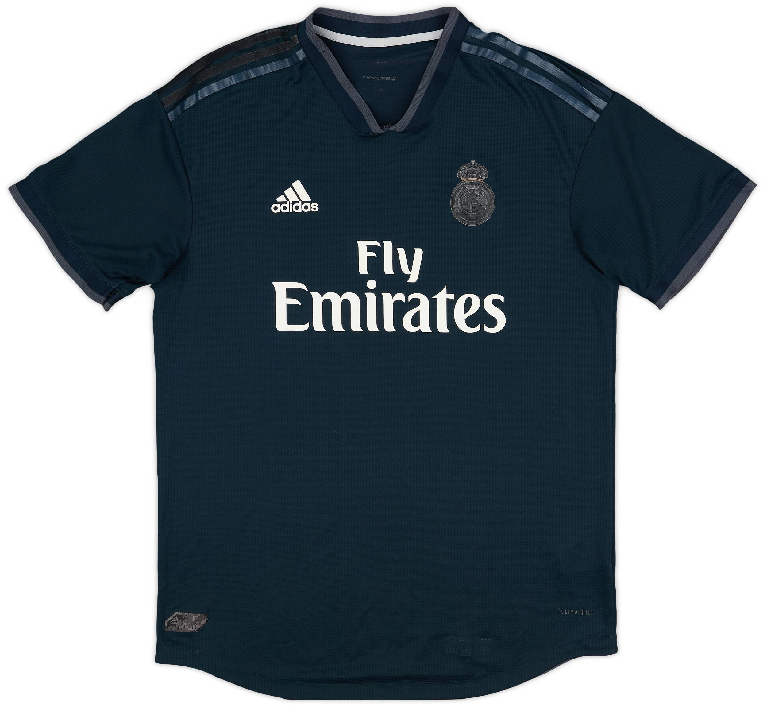 2018-19 Real Madrid Authentic Away Shirt - 4/10 - (L)