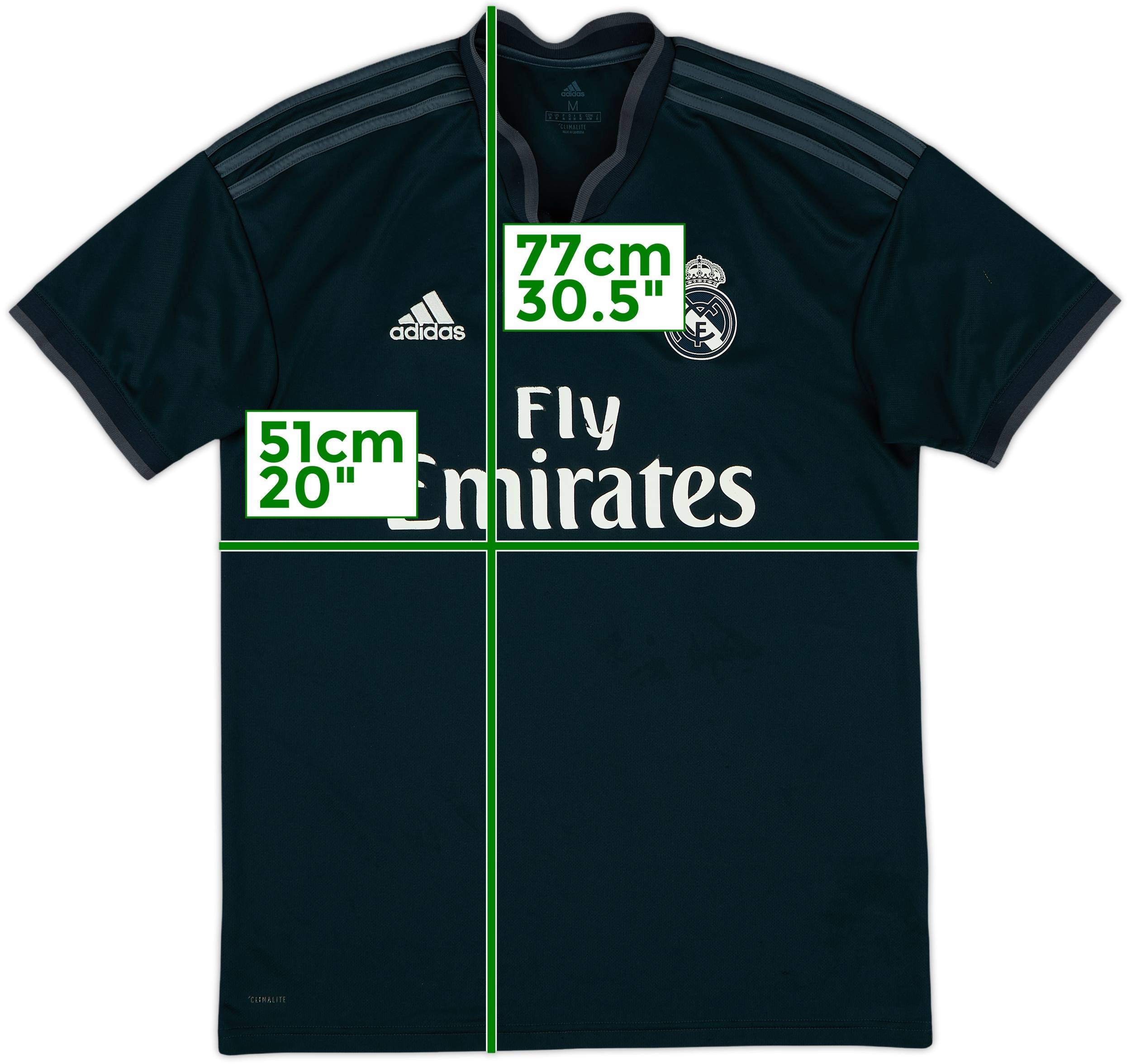 2018-19 Real Madrid Away Shirt - 7/10 - (M)