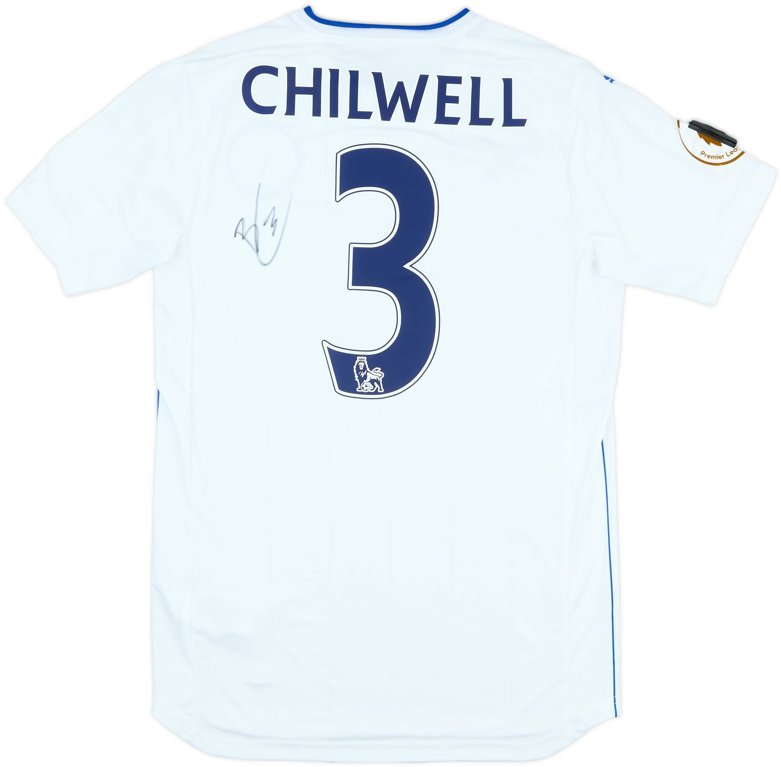 2016-17 Leicester Match Issue Signed Third Shirt Chilwell #3
