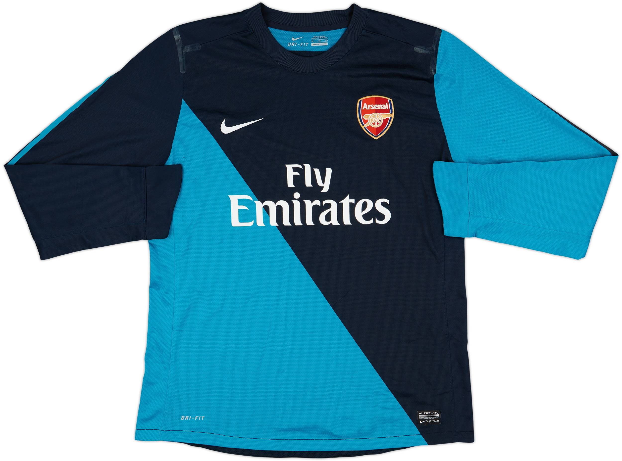 2011-12 Arsenal Prototype Player Issue Away L/S Shirt Henry #12 - 7/10 ...