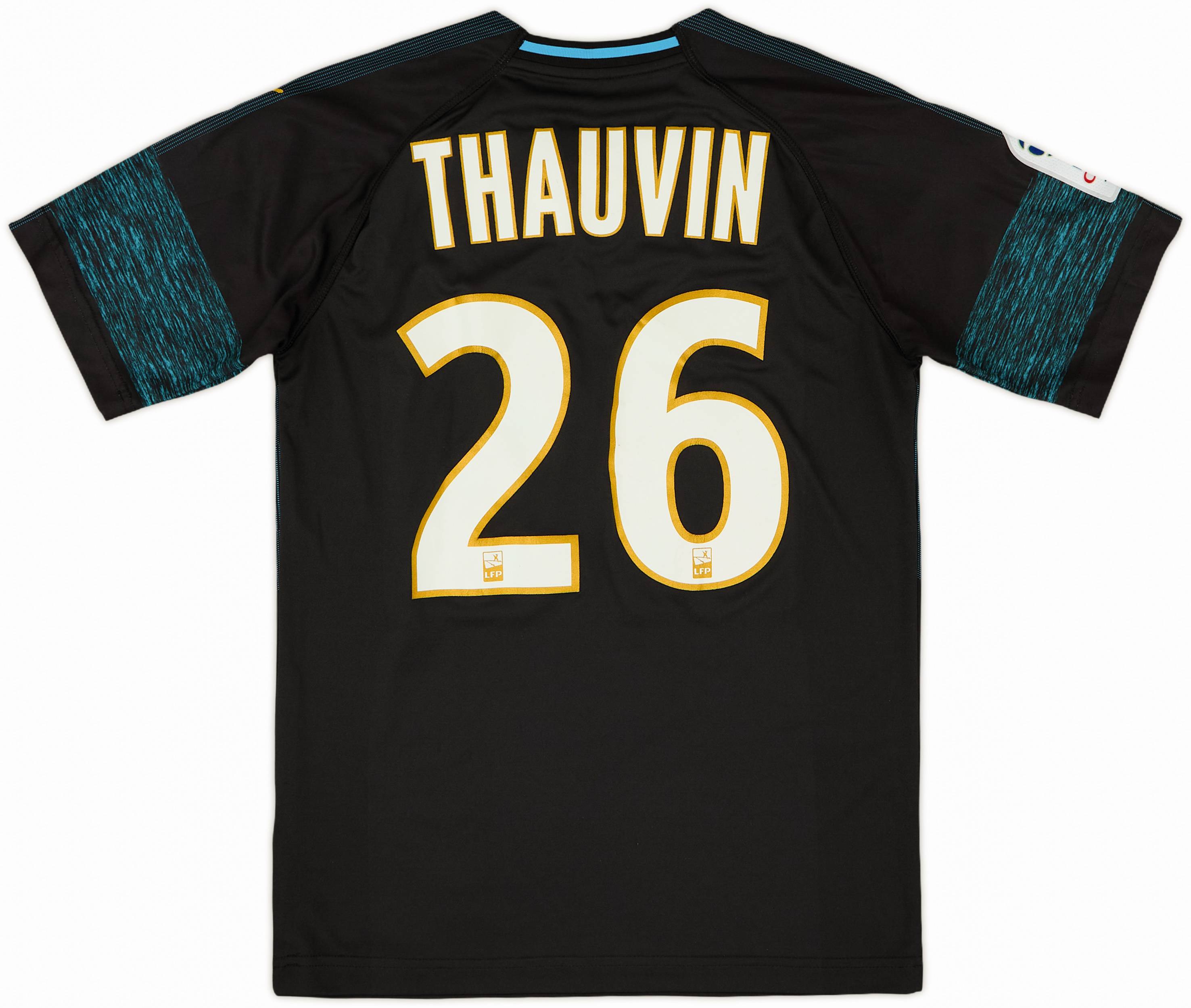 2018-19 Olympique Marseille Away Shirt Thauvin #26 - 8/10 - (XS)