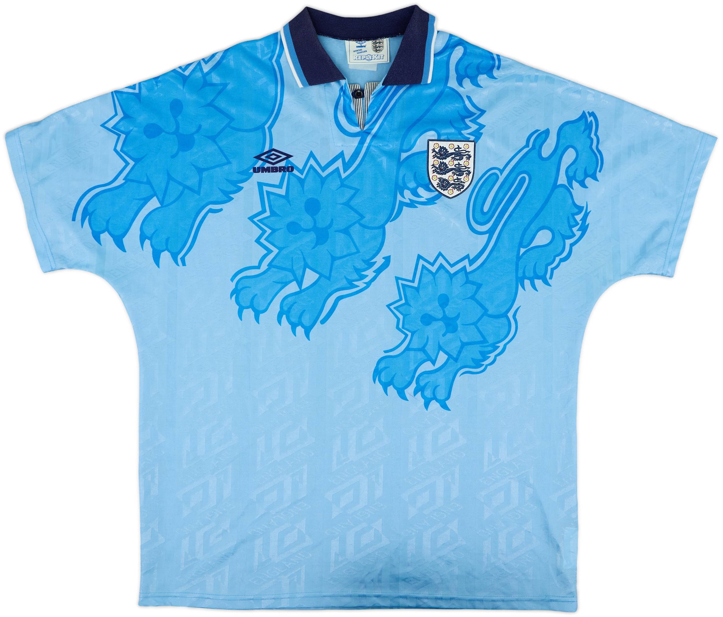 1992-93 England Third Shirt - 8/10 - (XXL)