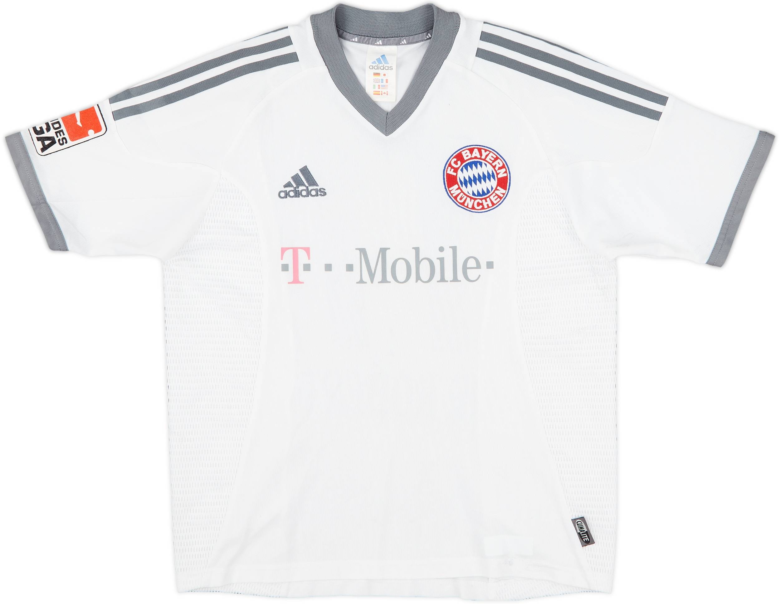 2002-03 Bayern Munich Signed Away Shirt Ze Roberto #11 - 4/10 - (XL.Boys)