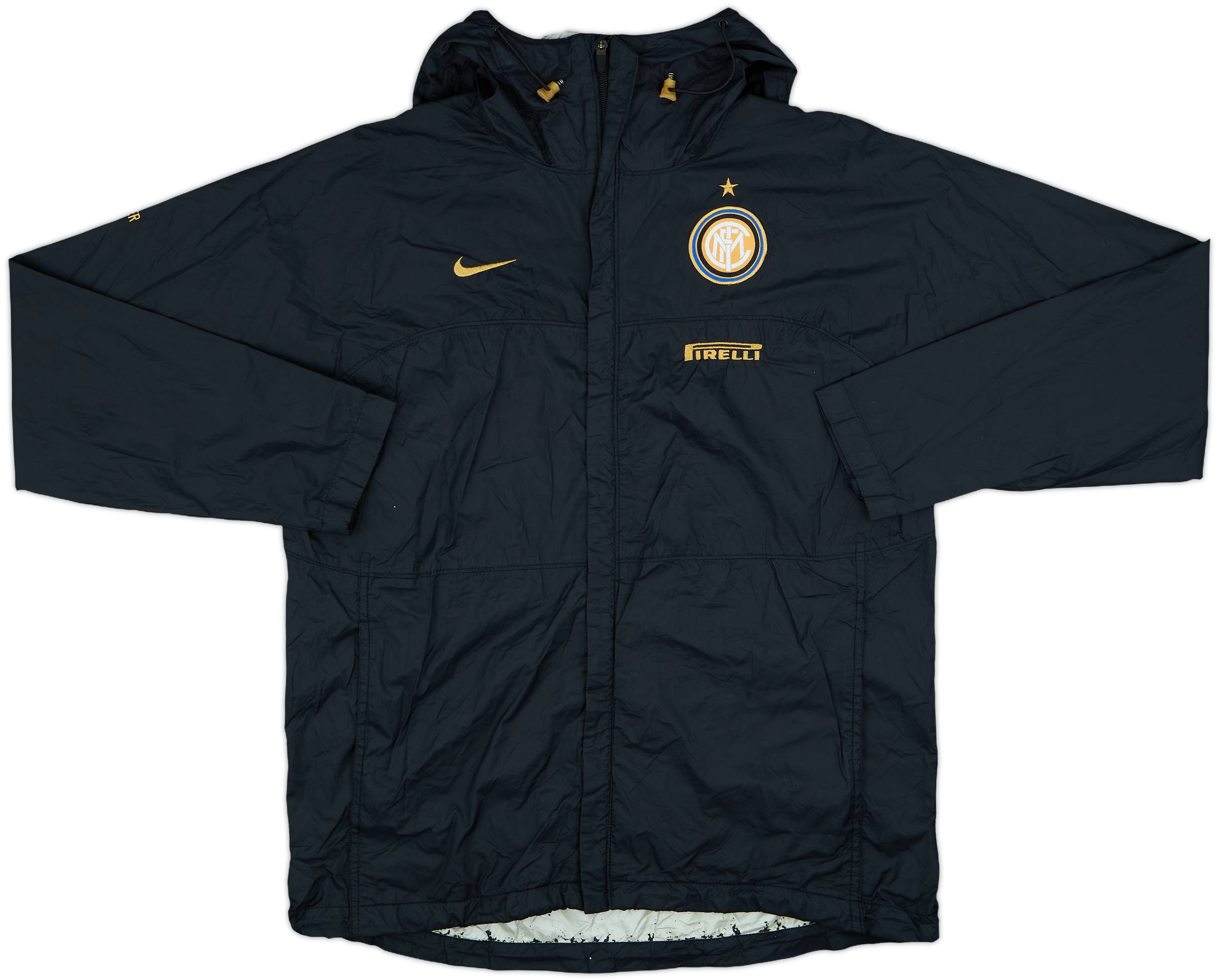 2008-09 Inter Milan Nike Hooded Rain Jacket - 7/10 - (M)