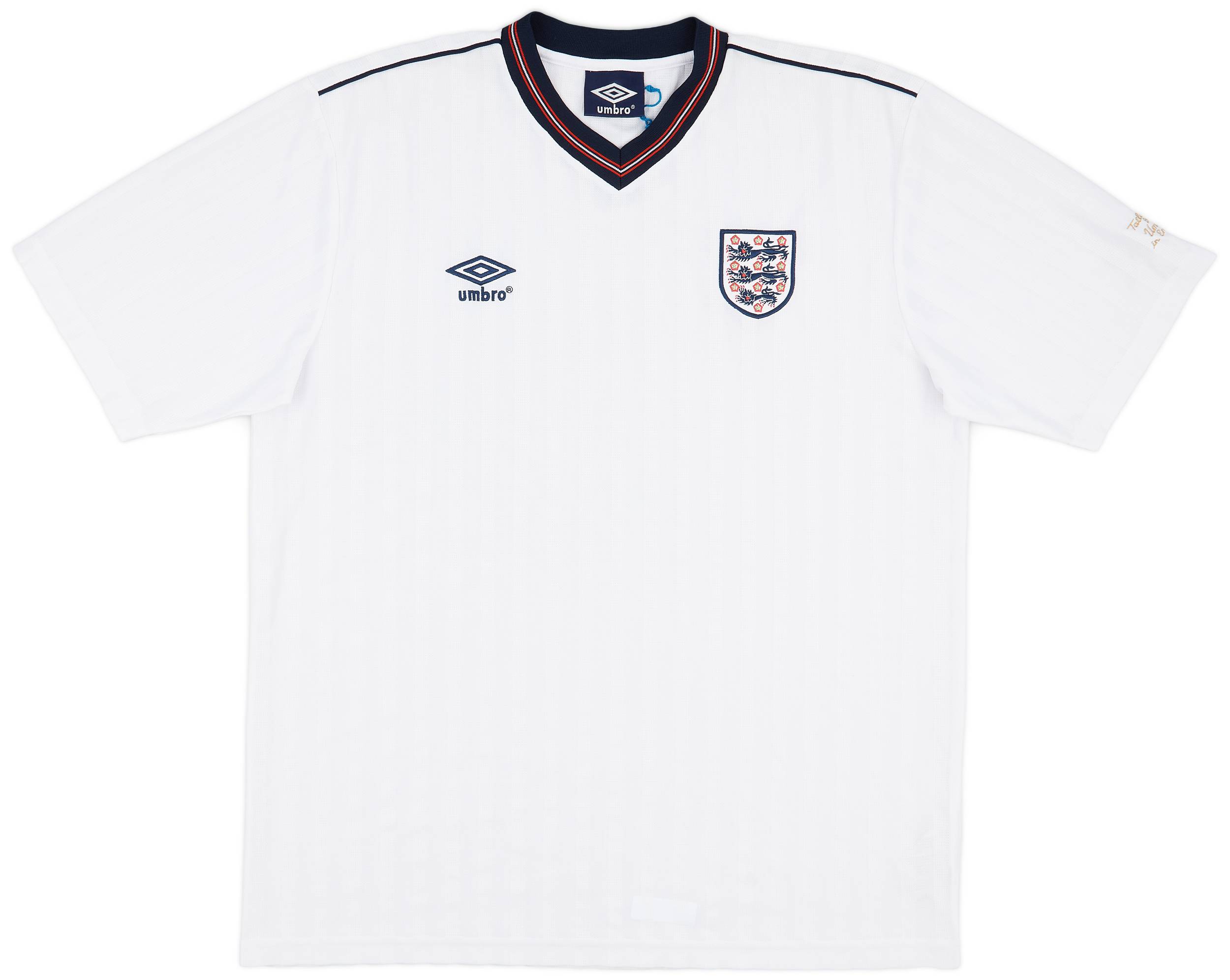 2000s England '1986' Umbro Retro Home Shirt - 9/10 - (XL)