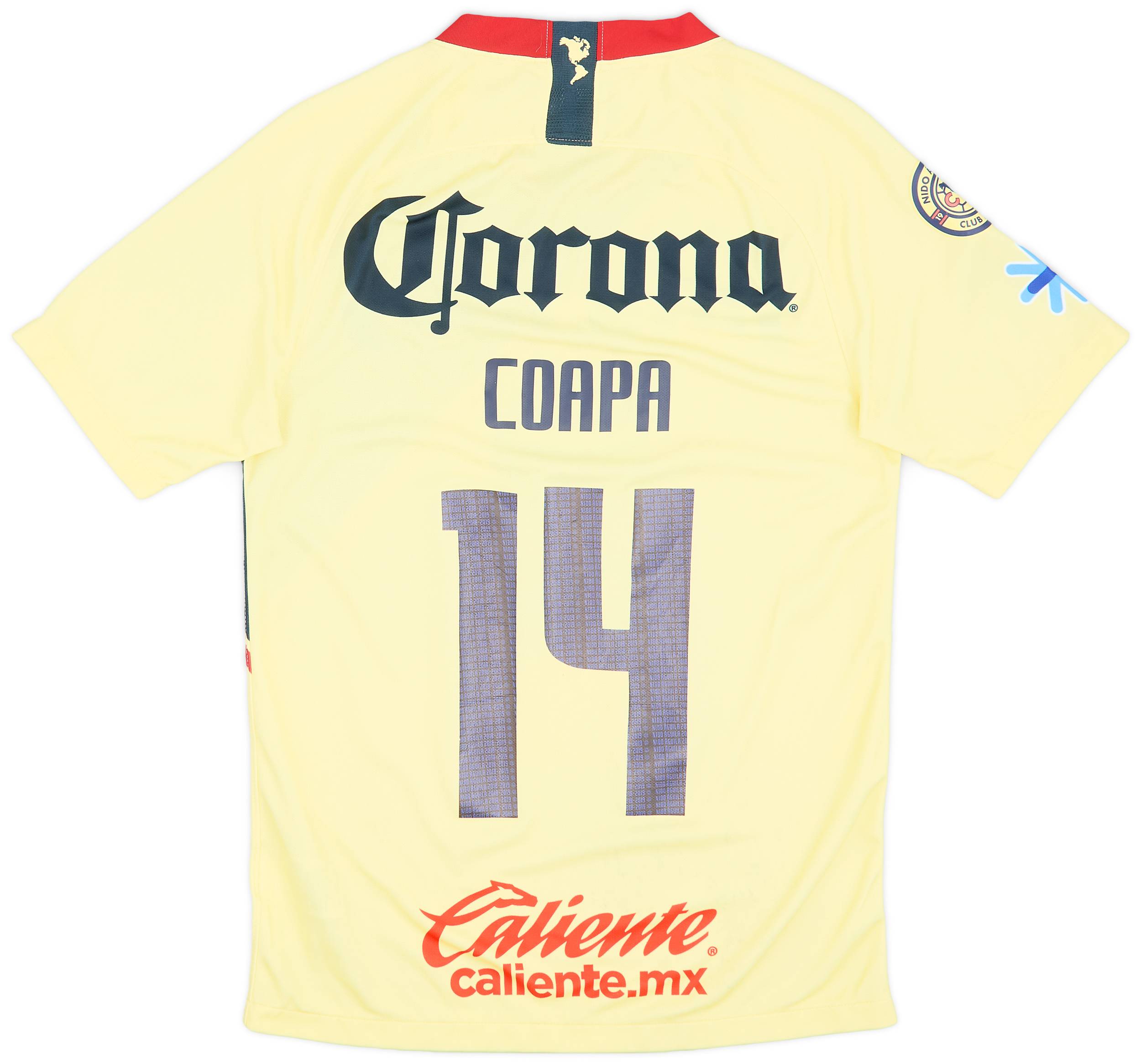 2018 Club America Home Shirt Coapa #14 - 6/10 - (S)