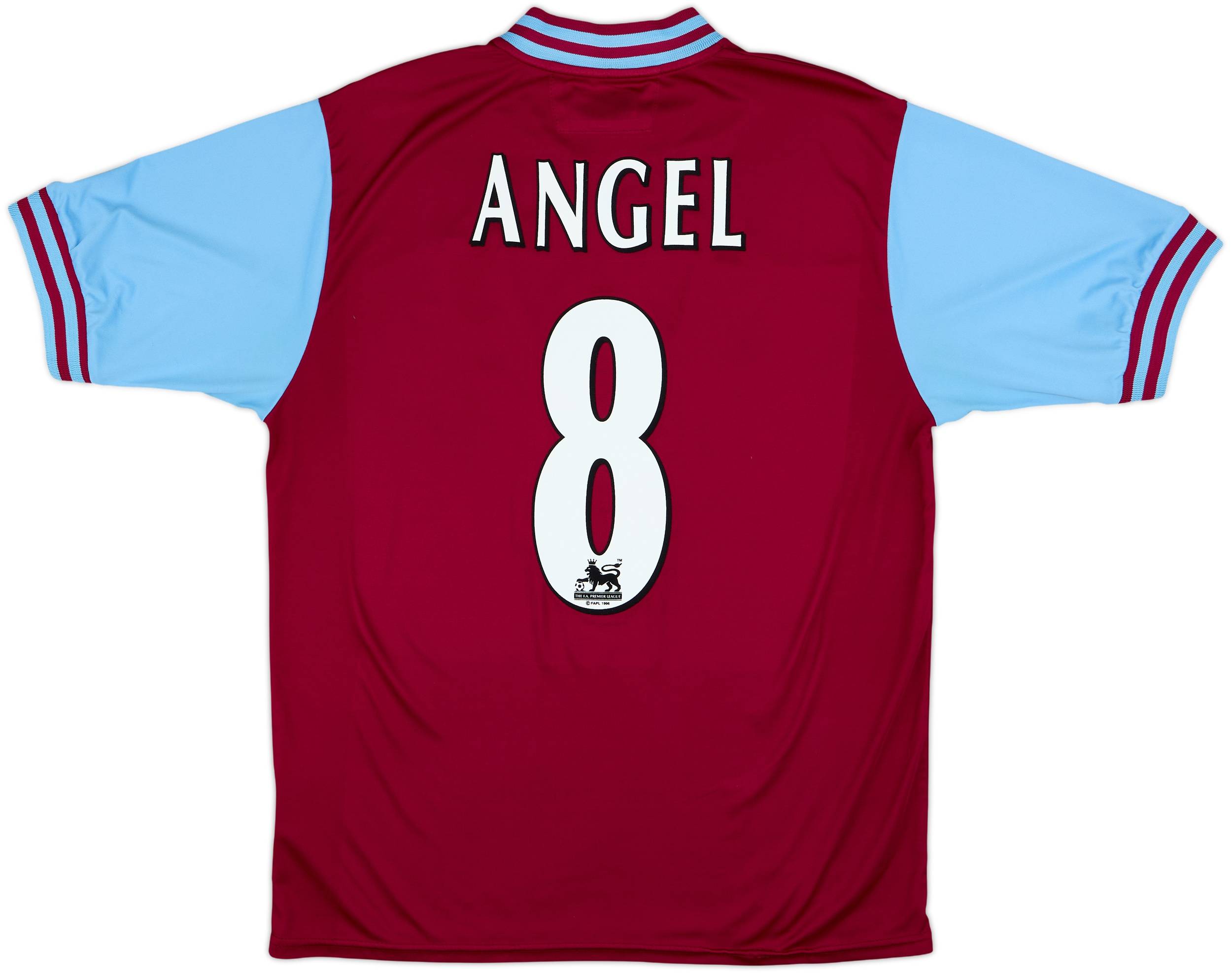 2002-03 Aston Villa Home Shirt Angel #8 - 6/10 - (M)
