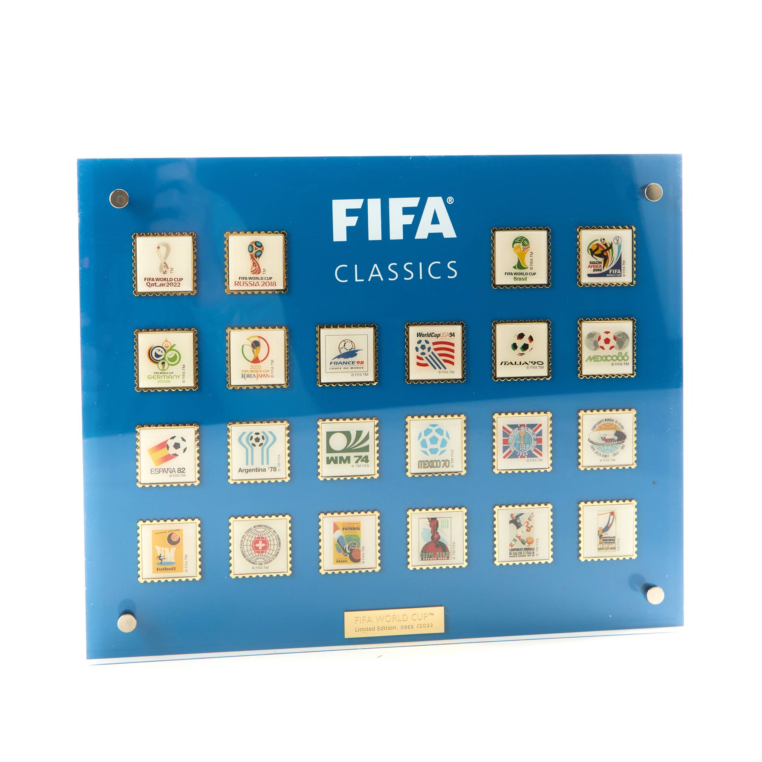 Official FIFA Classics Limited Edition World Cup Pin Collection