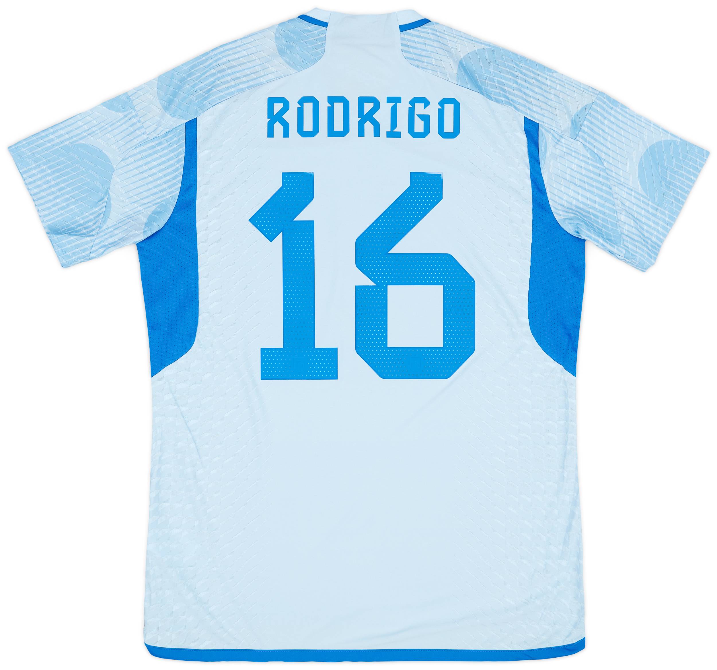 2022-23 Spain Authentic Away Shirt Rodrigo #16