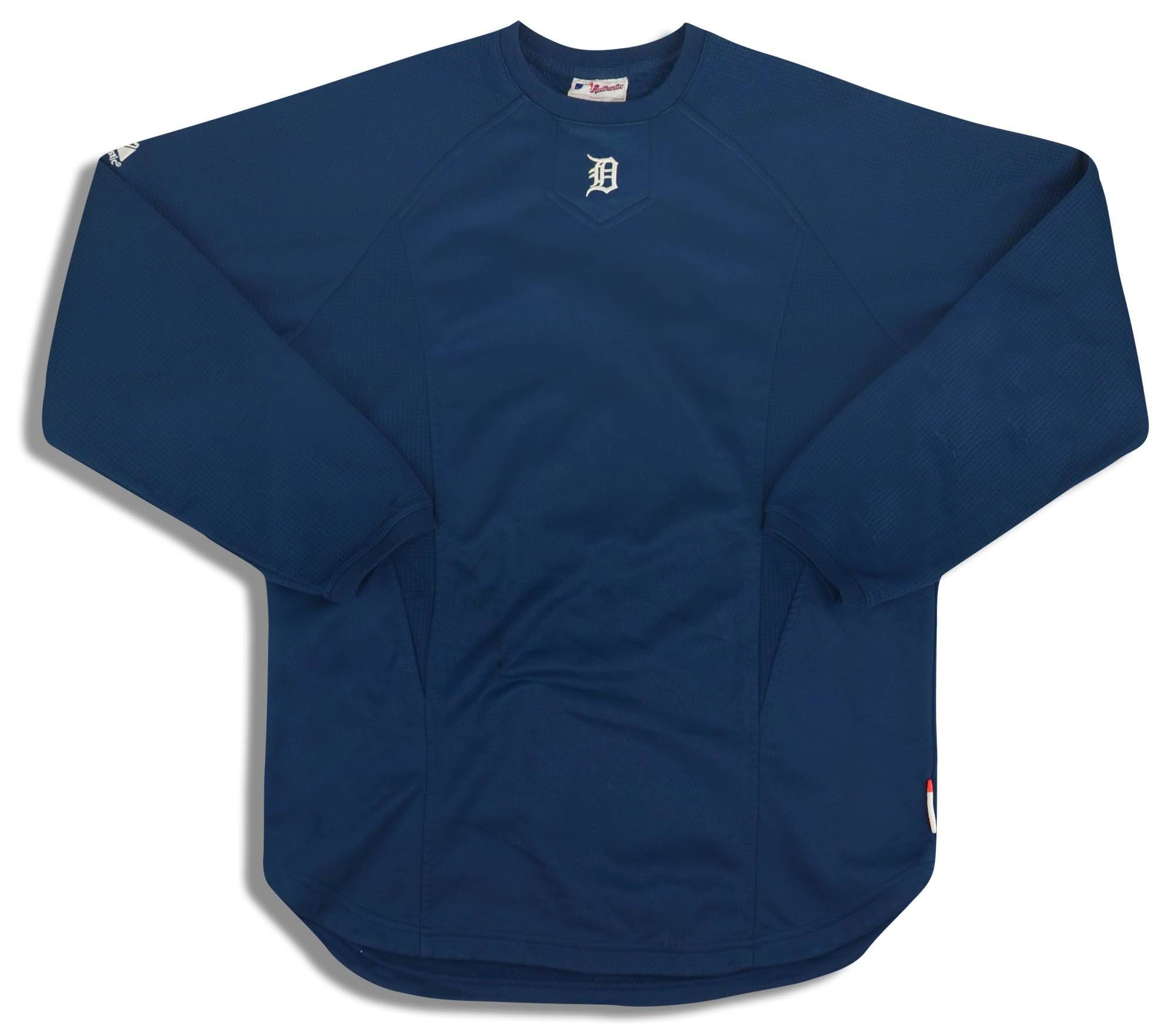 2010 Detroit Tigers Authentic Majestic Training Top L