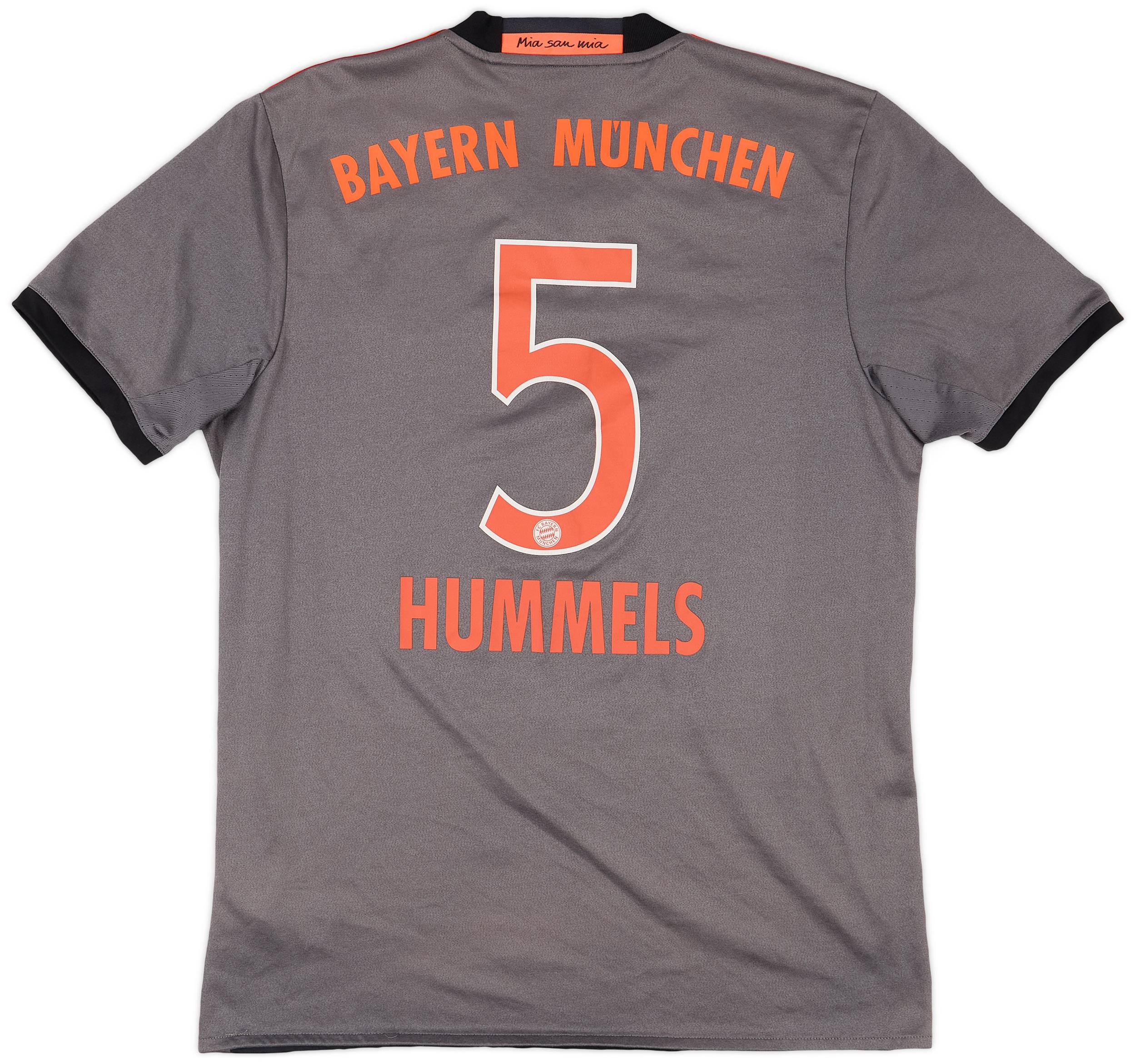 2016-17 Bayern Munich Away Shirt Hummels #5 - 9/10 - (M)