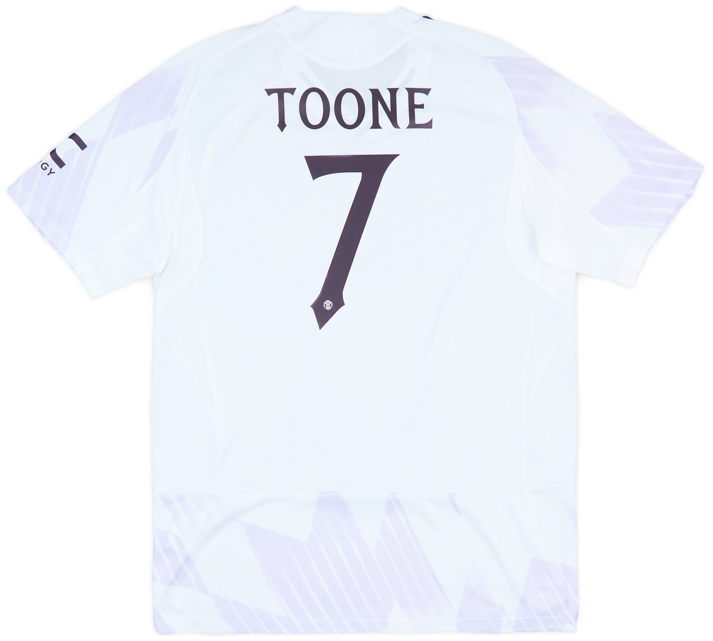 2025-26 Manchester United Women's Authentic Away Shirt Toone #7 (Unisex ...