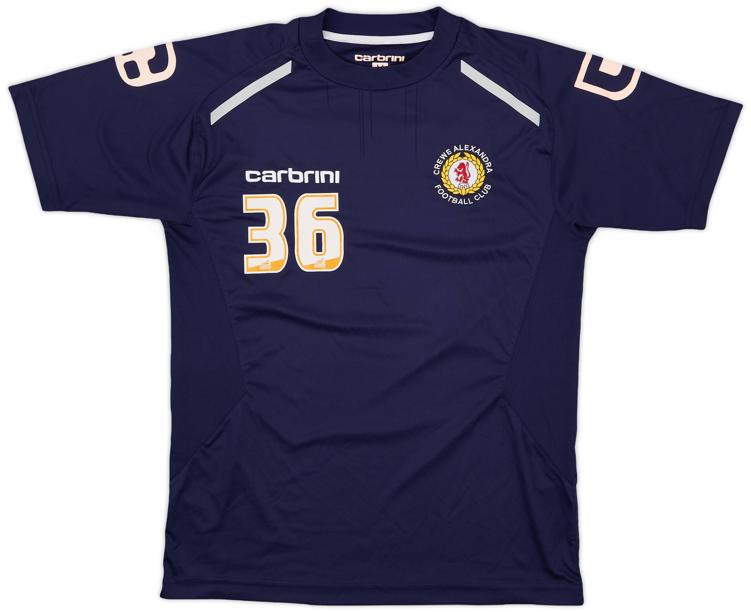 2012-13 Crewe Alexandra Player Issue Carbrini Training Shirt #36 - 6/10 ...