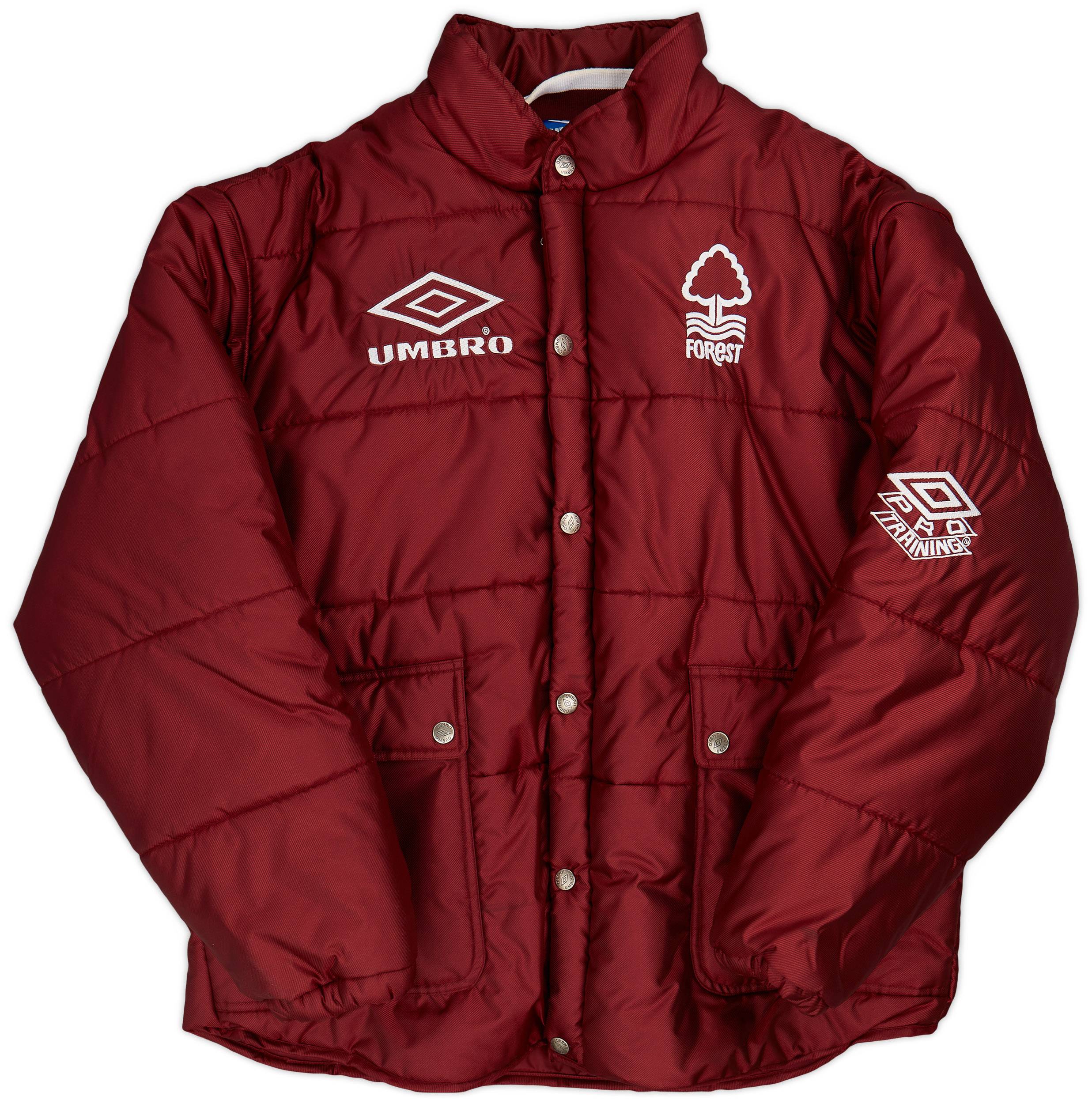 1996-97 Nottingham Forest Umbro Padded Bench Coat - 9/10 - (XXL)